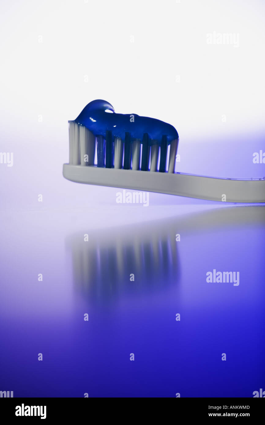 Toothbrush with toothpaste Stock Photo - Alamy