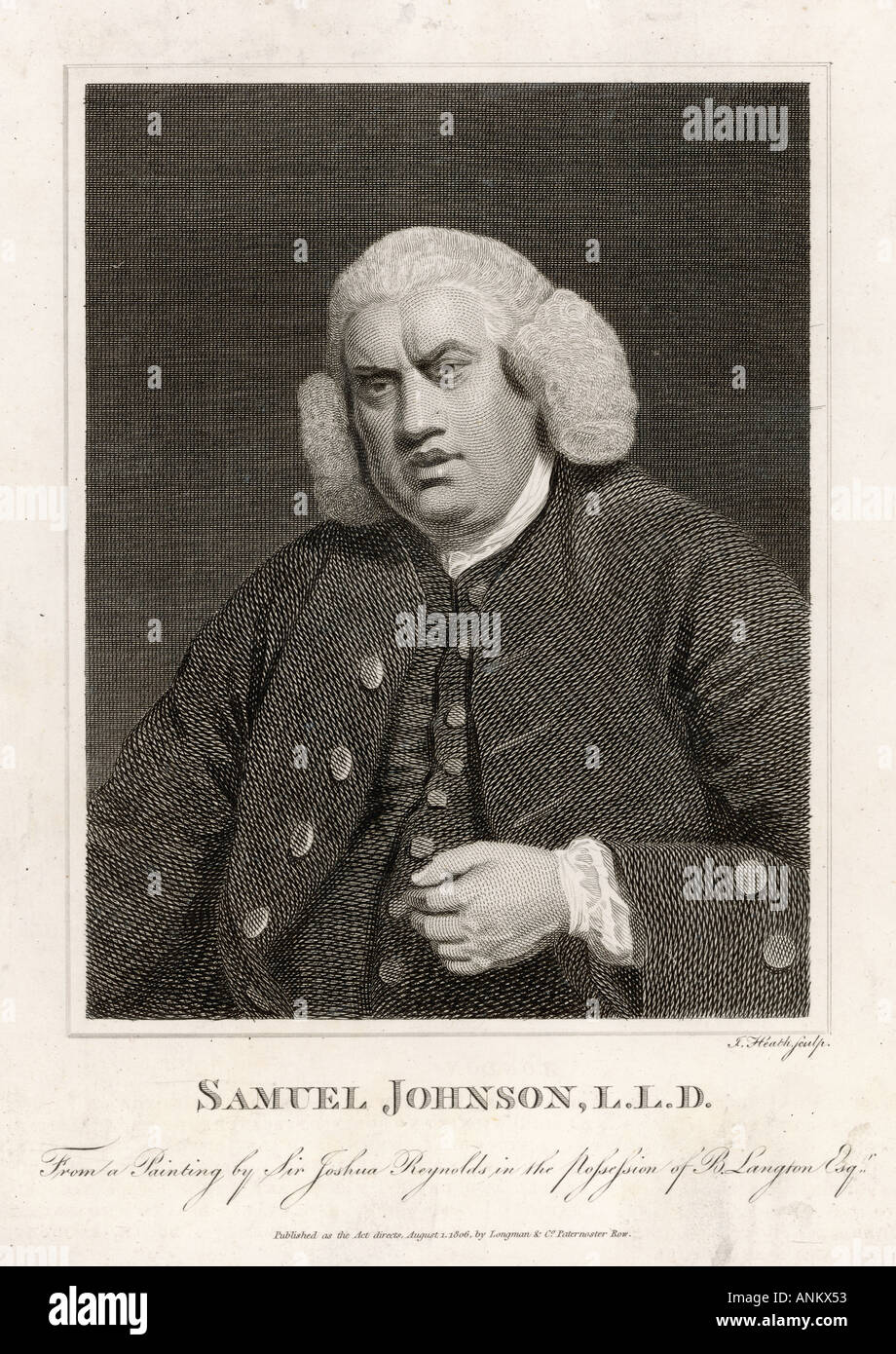 Samuel Johnson Reynolds Stock Photo - Alamy