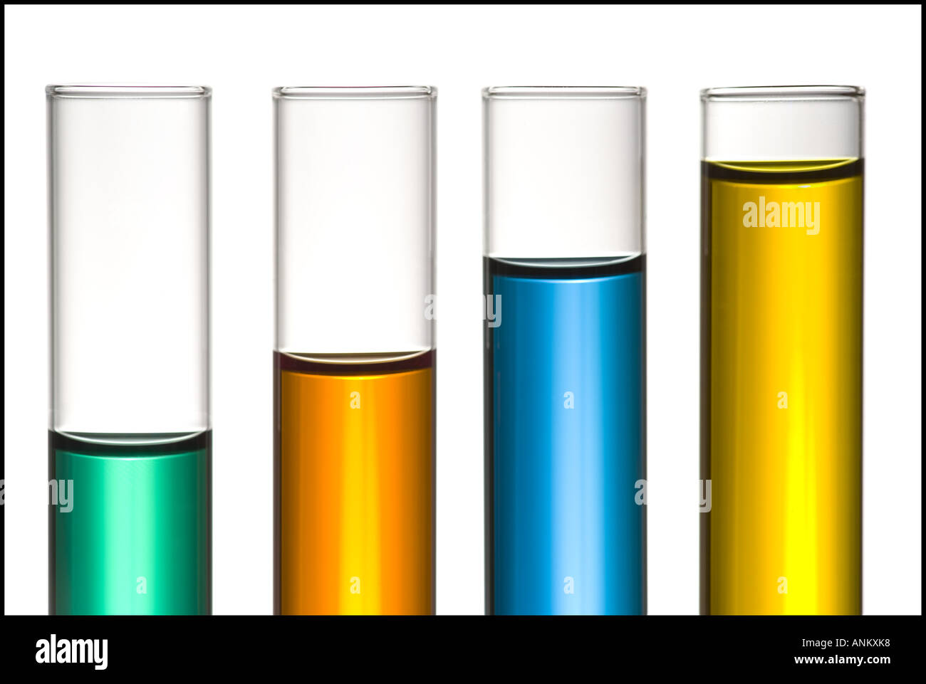 Four test tubes cut out hi-res stock photography and images - Alamy