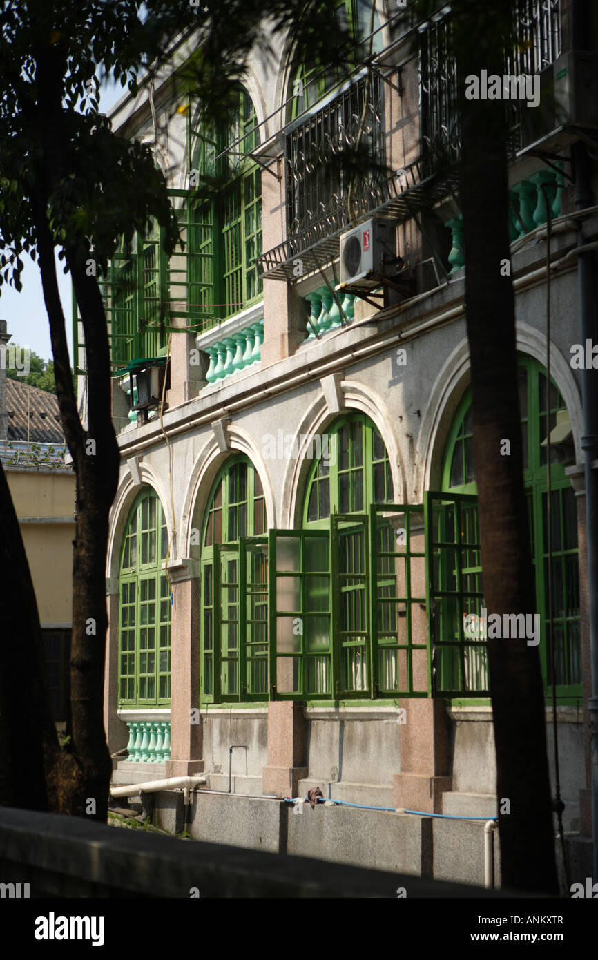 Shamian Dao Sand Surface Island, Guangzhou, China. Street Stock Photo ...