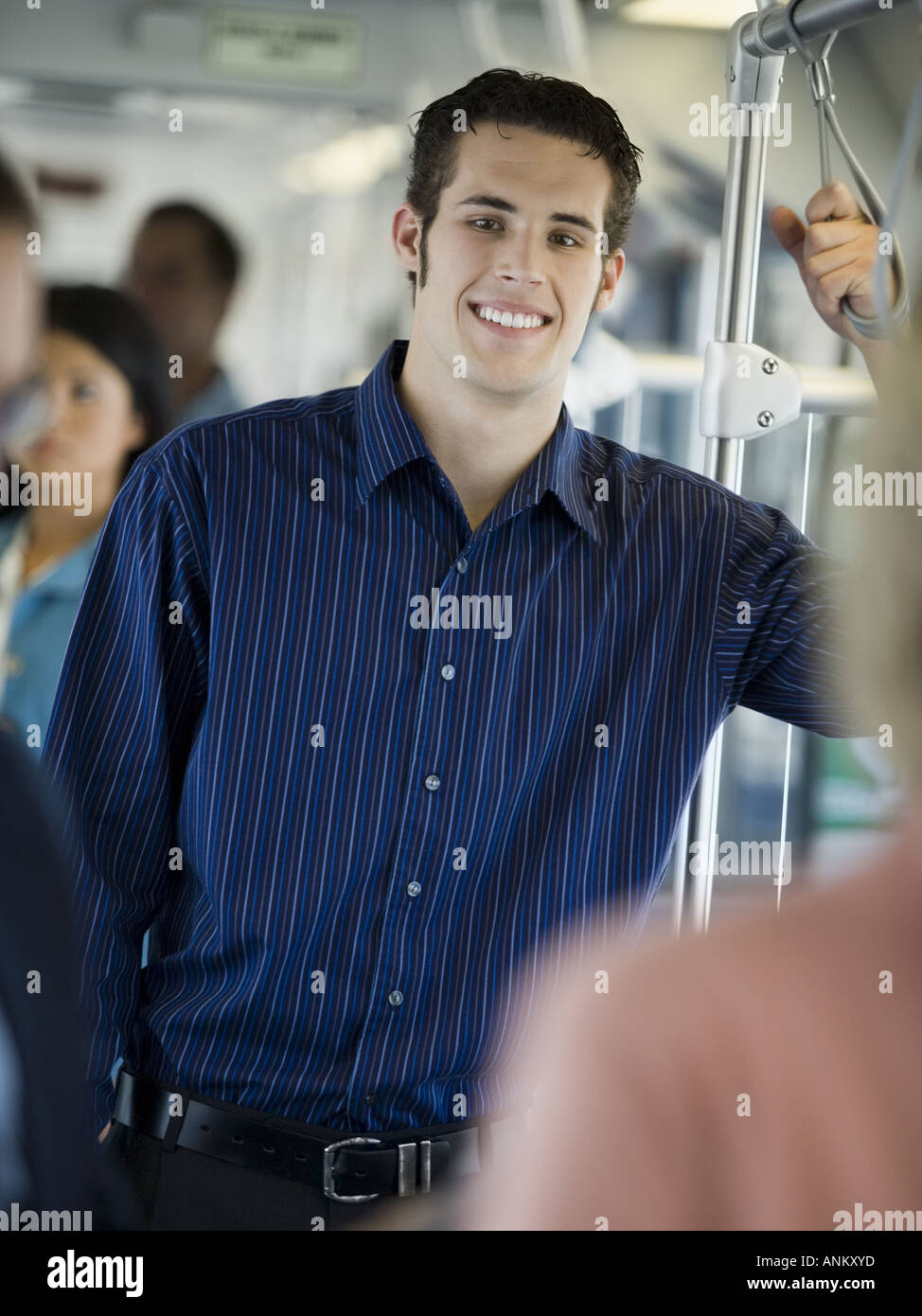 Black man standing metro subway hi-res stock photography and images - Alamy