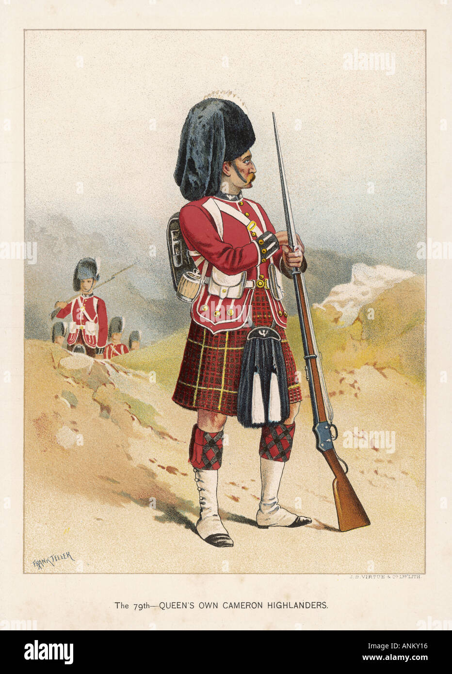 Cameron highlanders hi-res stock photography and images - Alamy