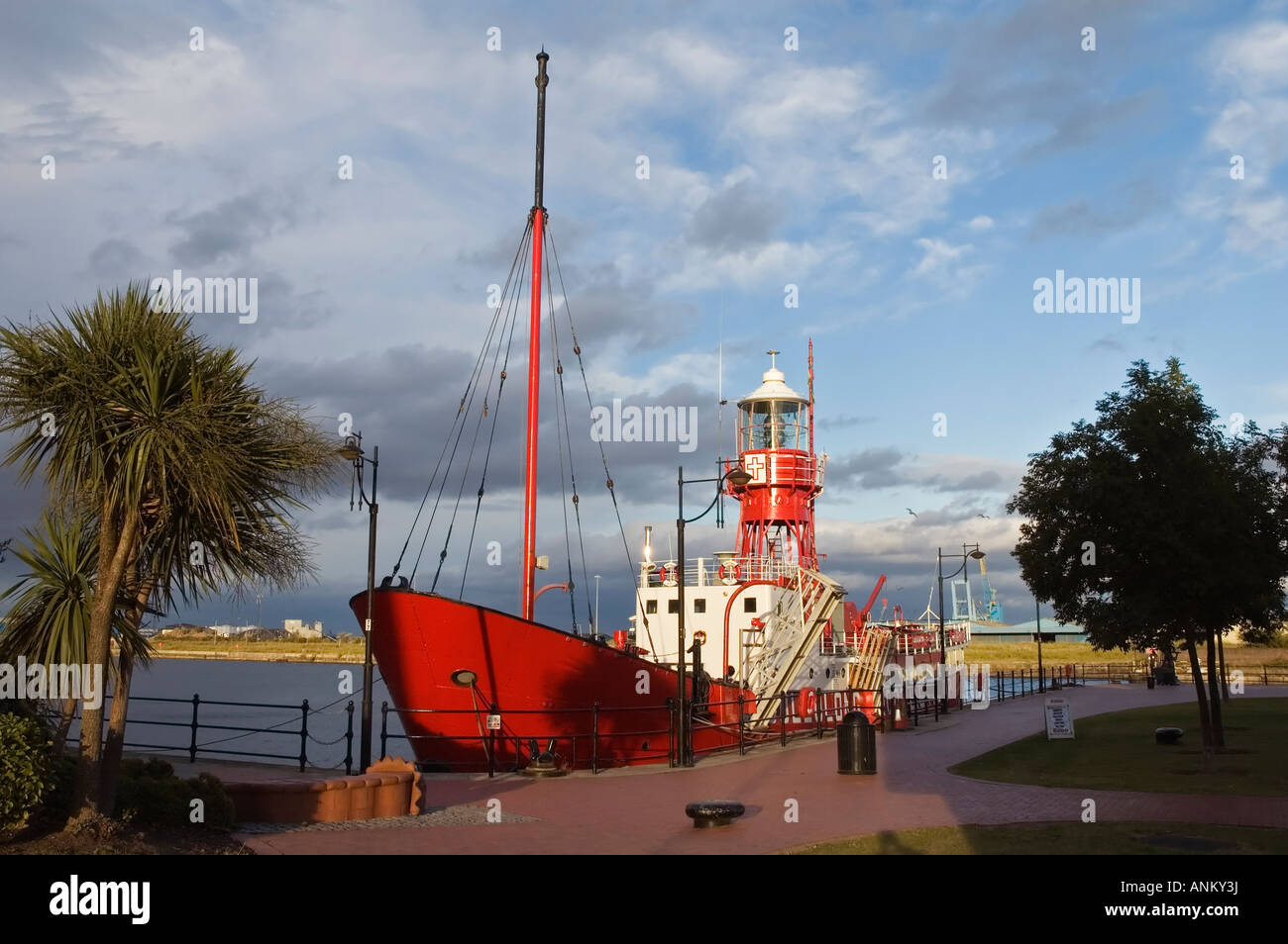 The Helwick LV14 Lightship at Cardiff Bay, Cardiff, UK Stock Photo - Alamy