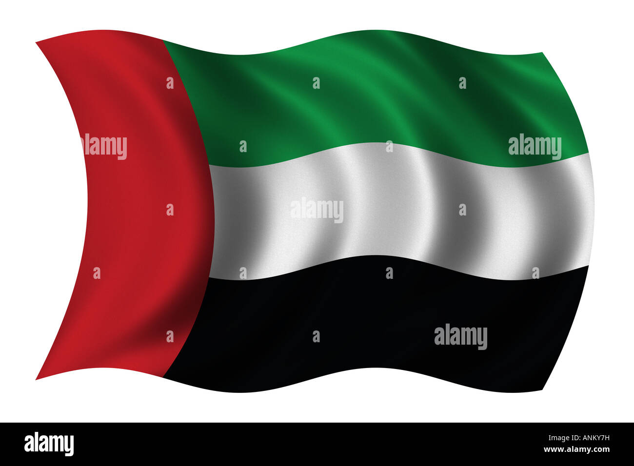Flag of the United Arab Emirates Stock Photo - Alamy