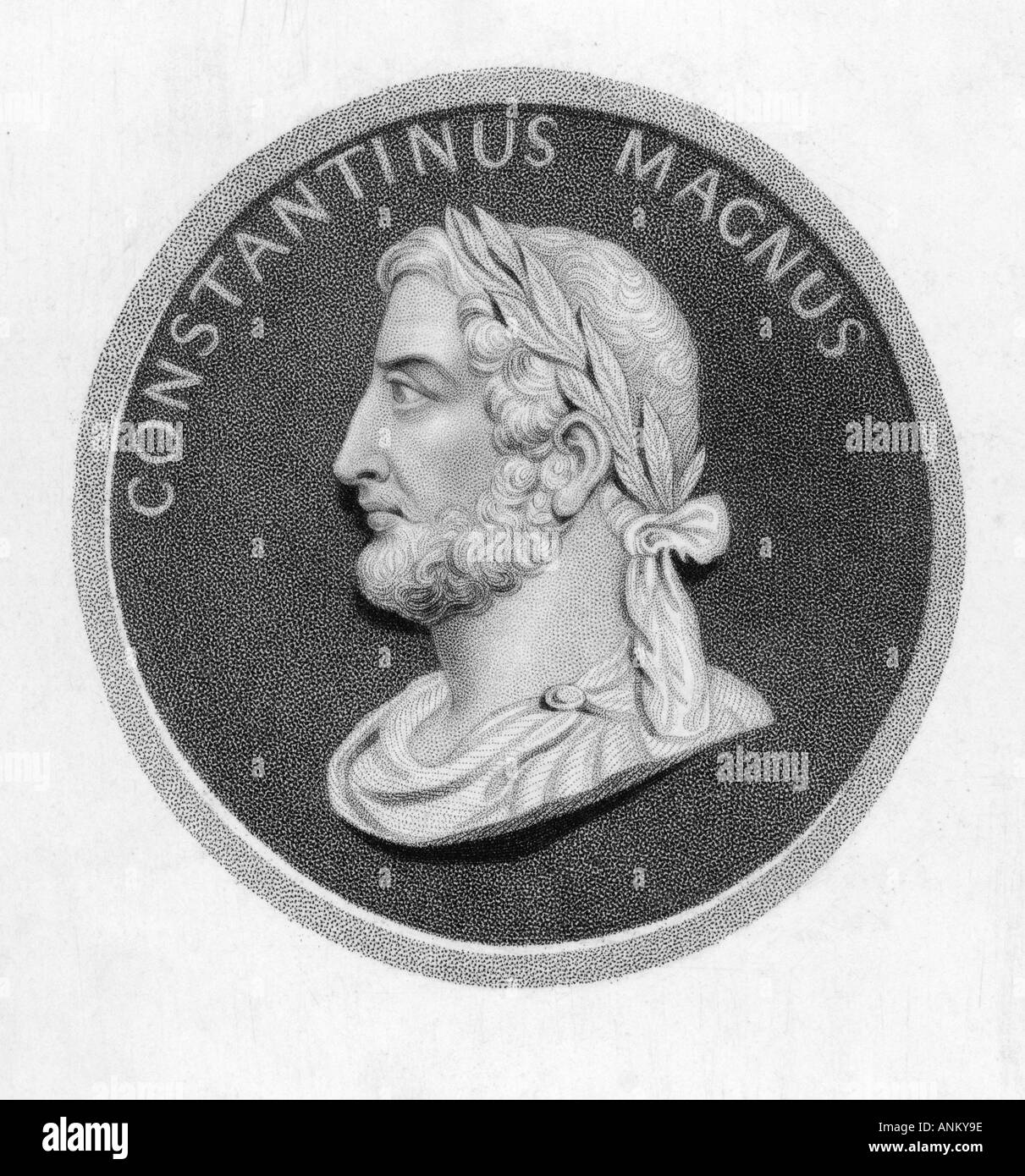 Emperor Constantinus I Stock Photo - Alamy