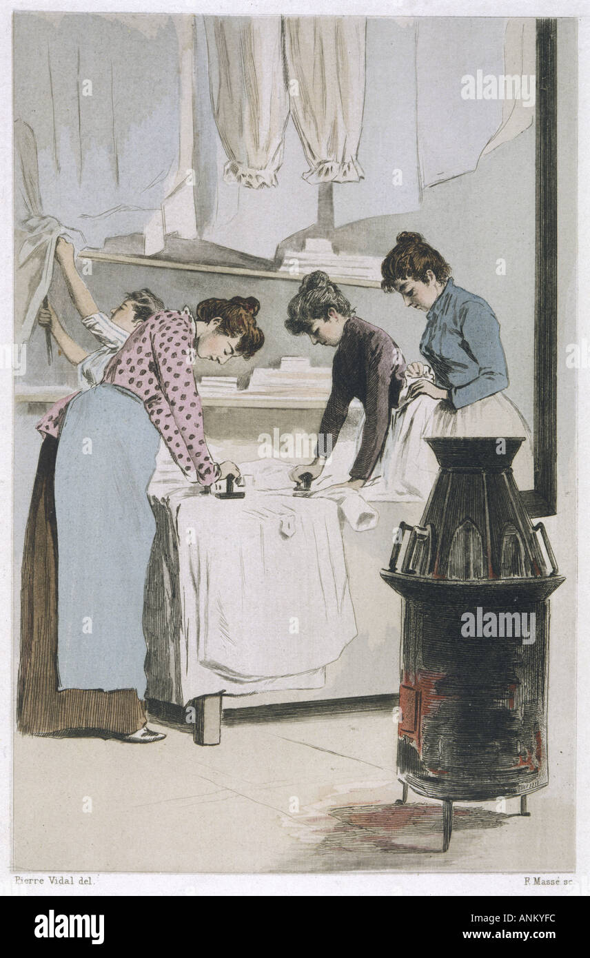 Laundry french washing hi-res stock photography and images - Alamy