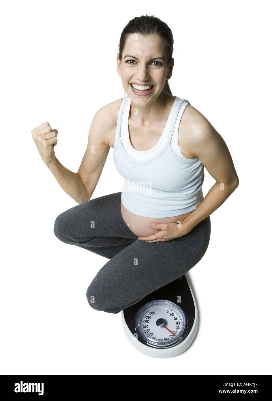 Woman three quarter angle Cut Out Stock Images & Pictures - Alamy