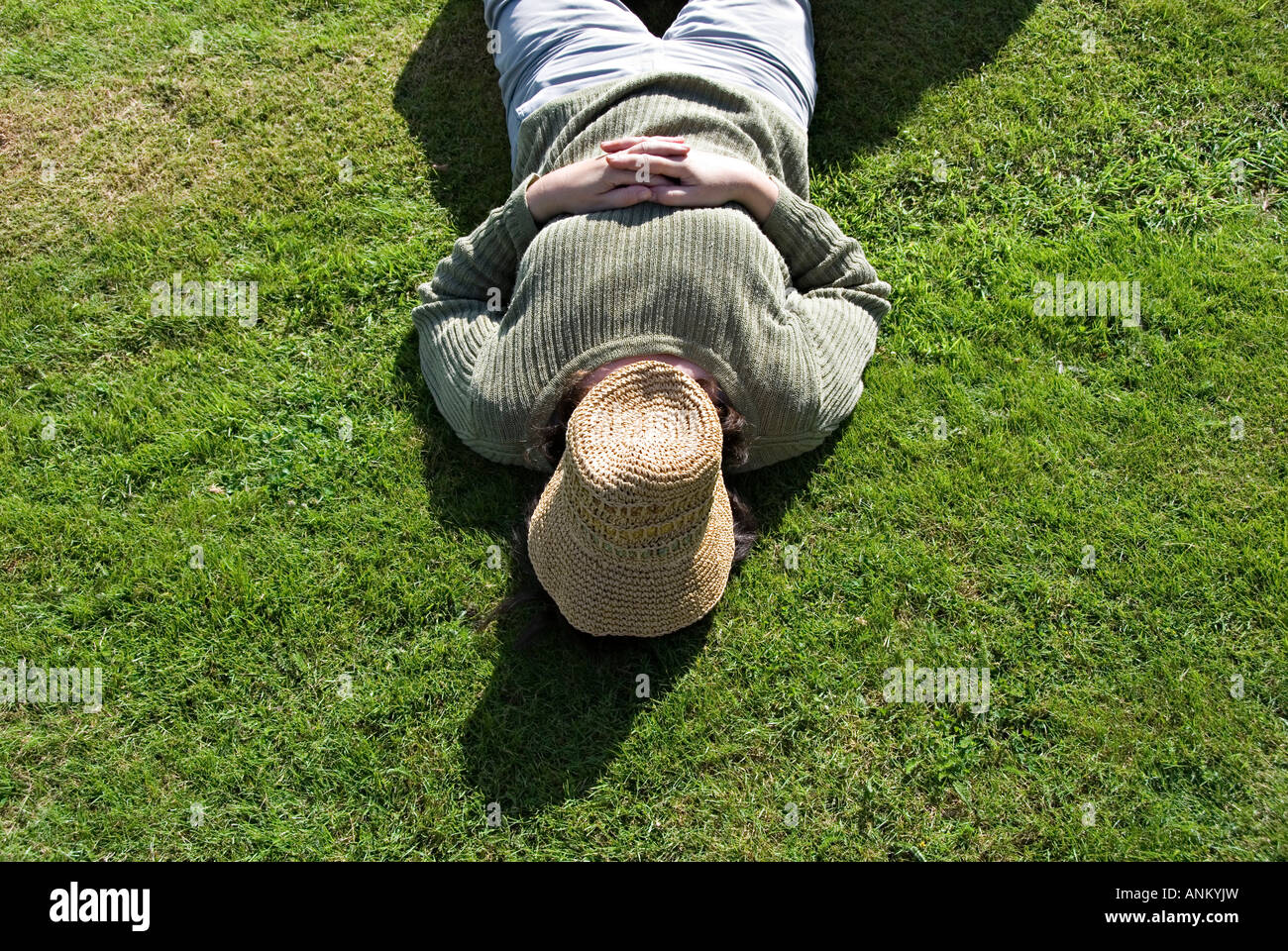Asleep sleeping sunbathe hi-res stock photography and images - Alamy