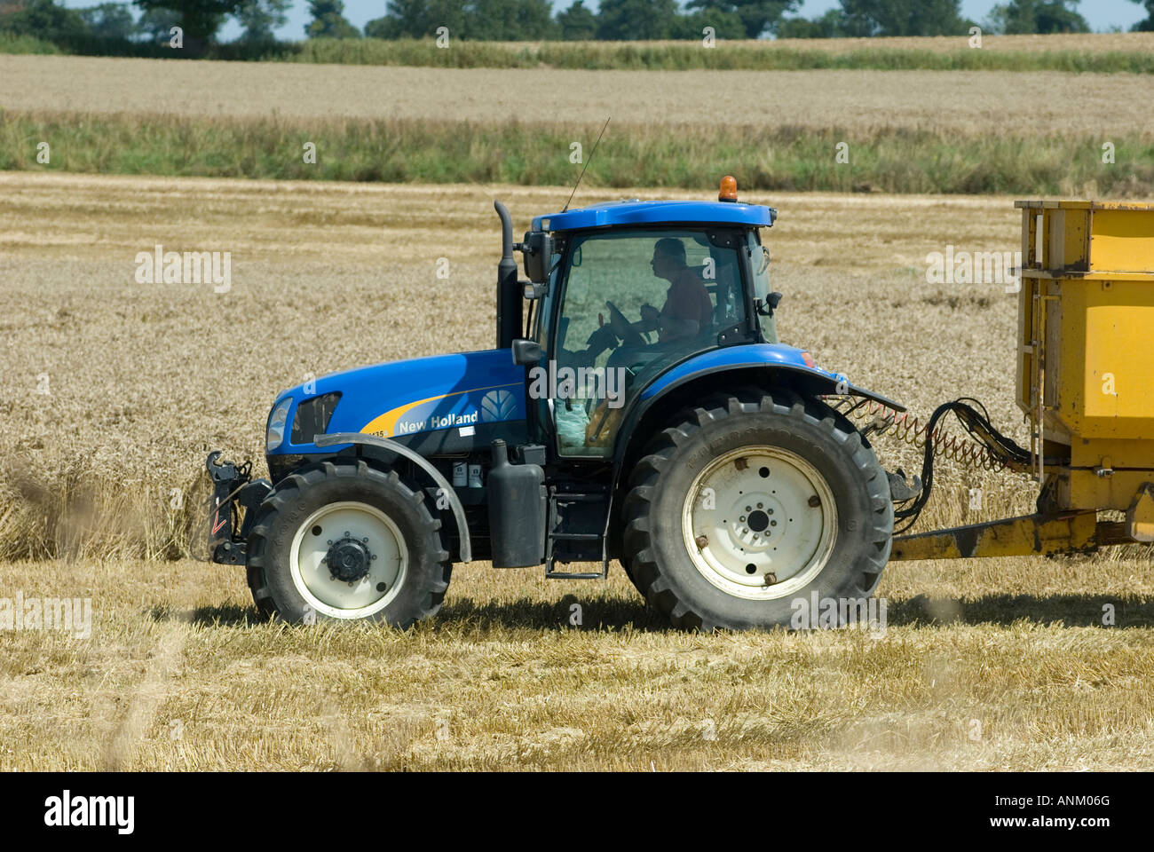 Blue New Holland 8360 Tractor Stock Photo - Alamy