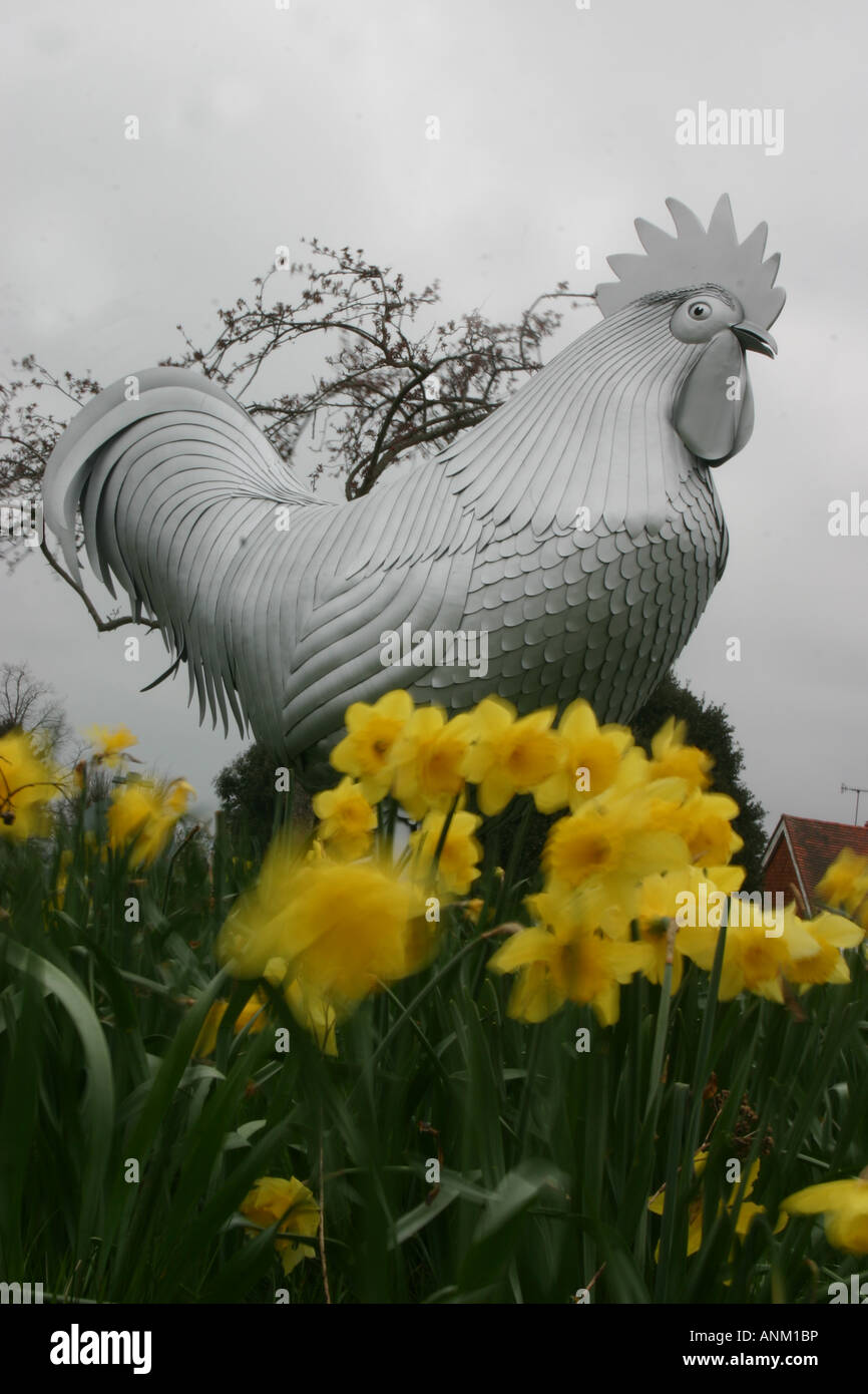 Hen sculpture hi-res stock photography and images - Alamy