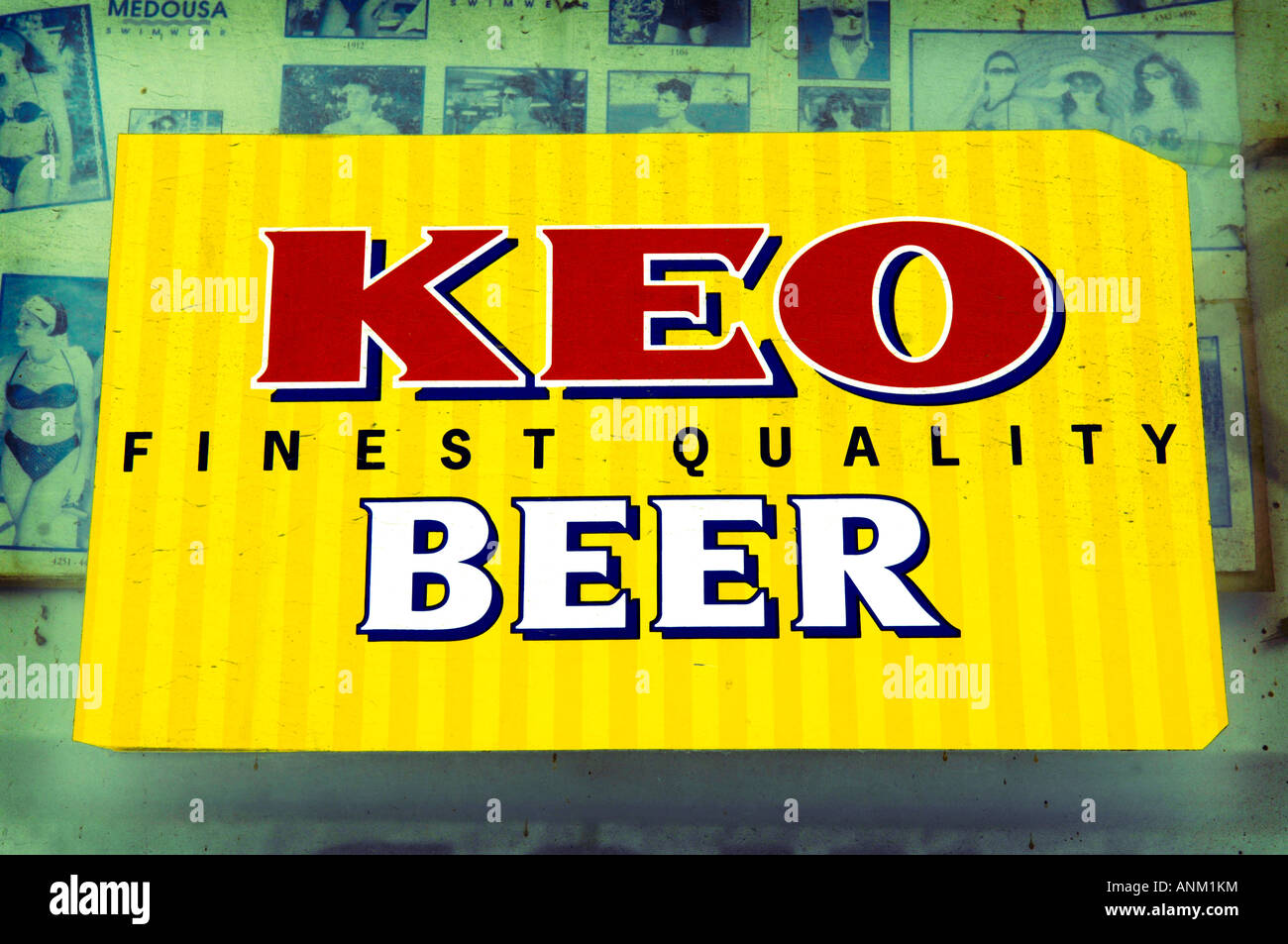 keo finest quality beer poster cyrpus cypriot alcohol yellow ...