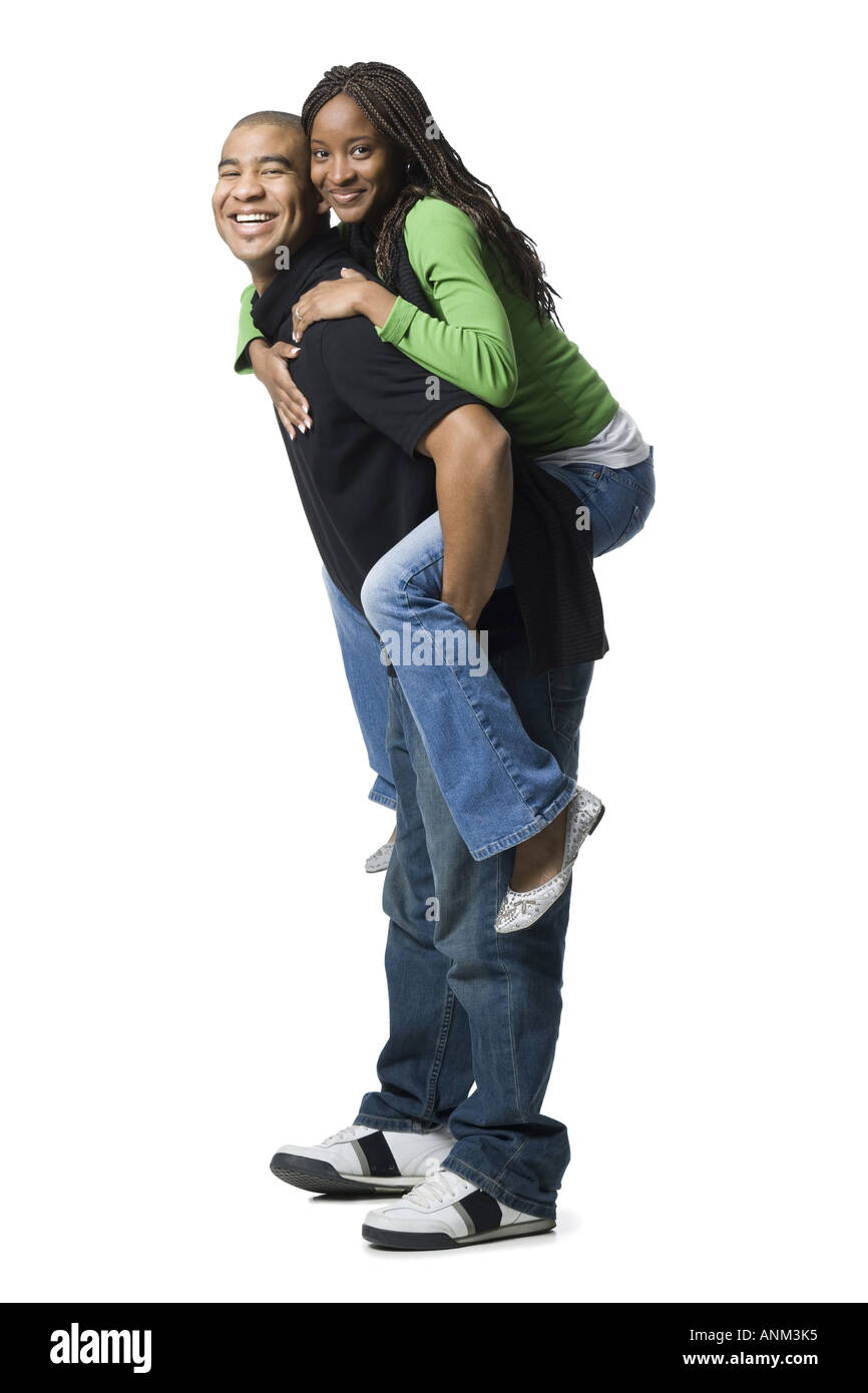 Two people piggyback silhouette hi-res stock photography and images - Alamy