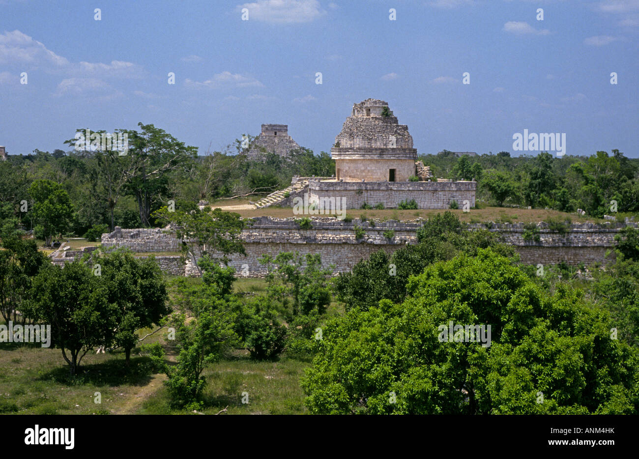 A view of the Observatory and El Castillo the largest and highest ...