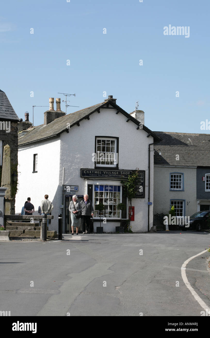 Cartmel village shop the home of sticky toffee pudding hi-res stock ...