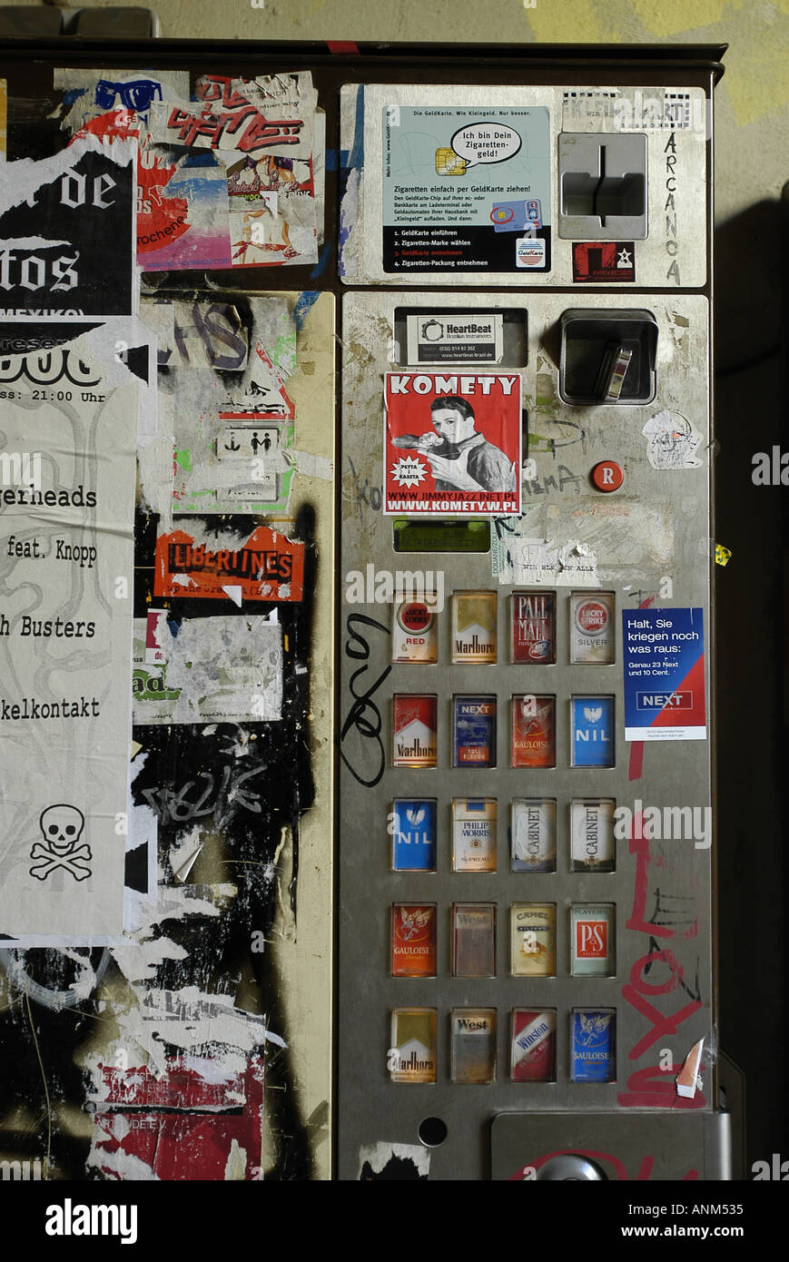Berlin Germany Subculture Culture Art Avande Garde Grafitti vertical ...