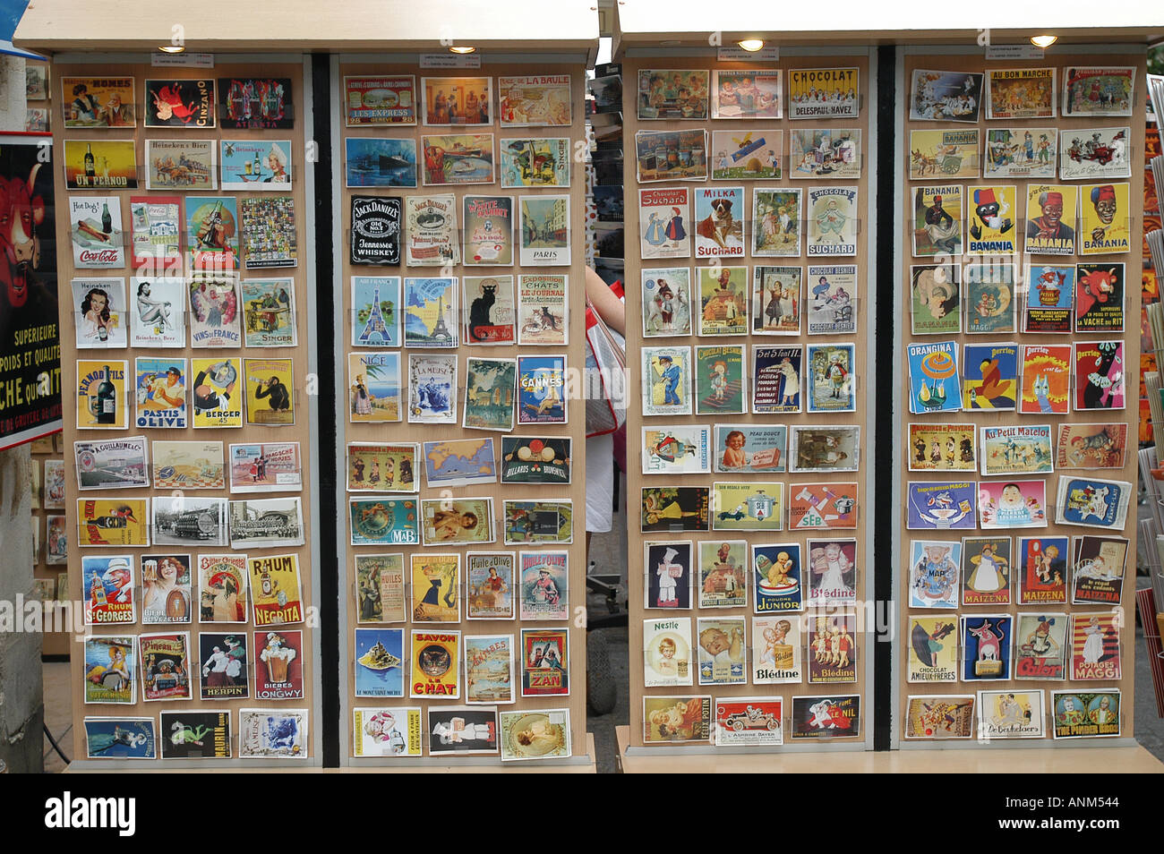 Book Covers Display Paris France Stock Photo - Alamy