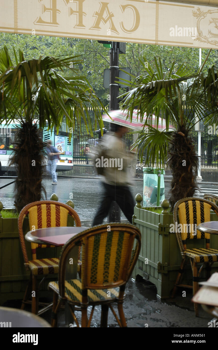 A typical French cafe Stock Photo - Alamy
