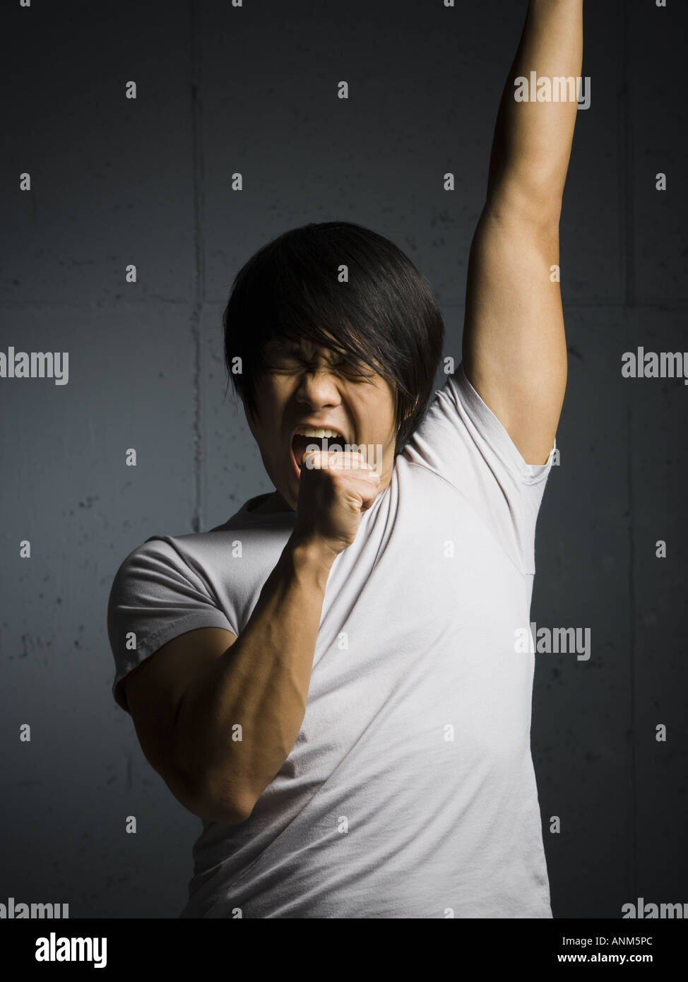 Singing muscles hi-res stock photography and images - Alamy