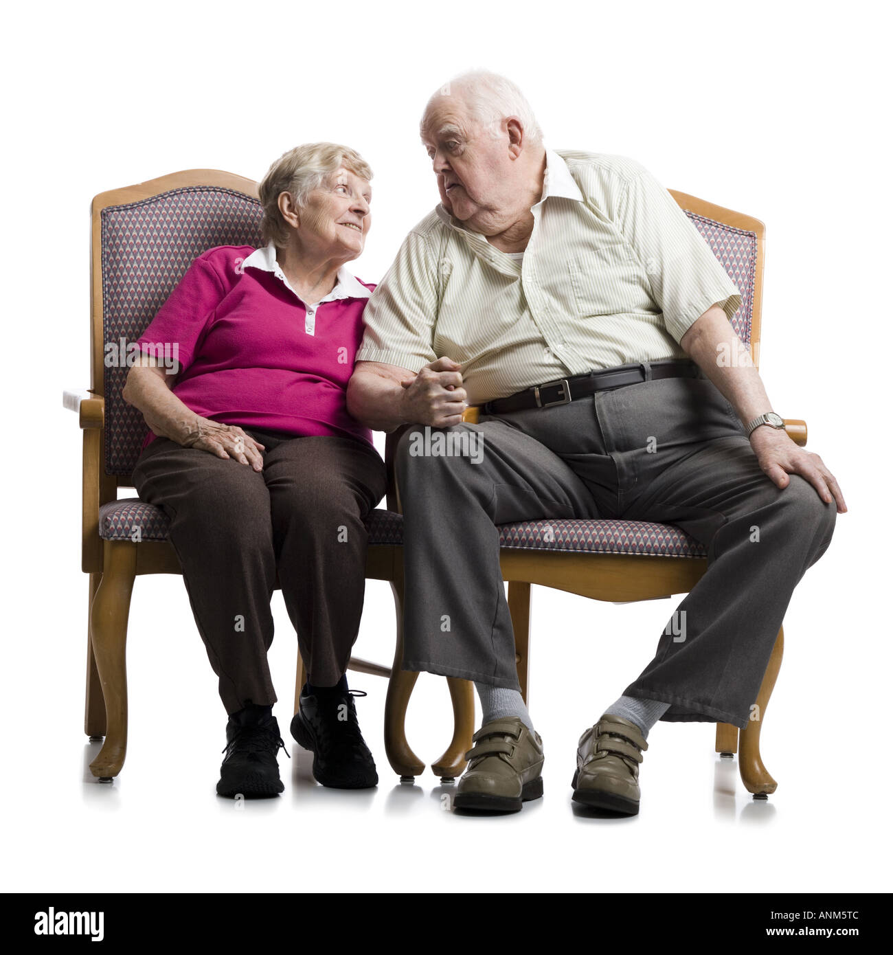Senior couple hands on Cut Out Stock Images & Pictures - Alamy