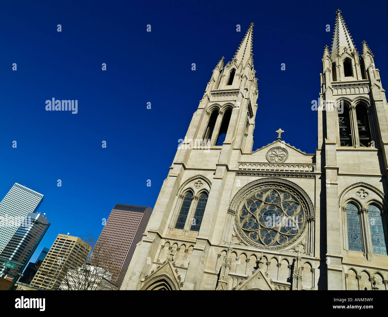 Cathedral of the Immaculate Conception in Denver Stock Photo - Alamy