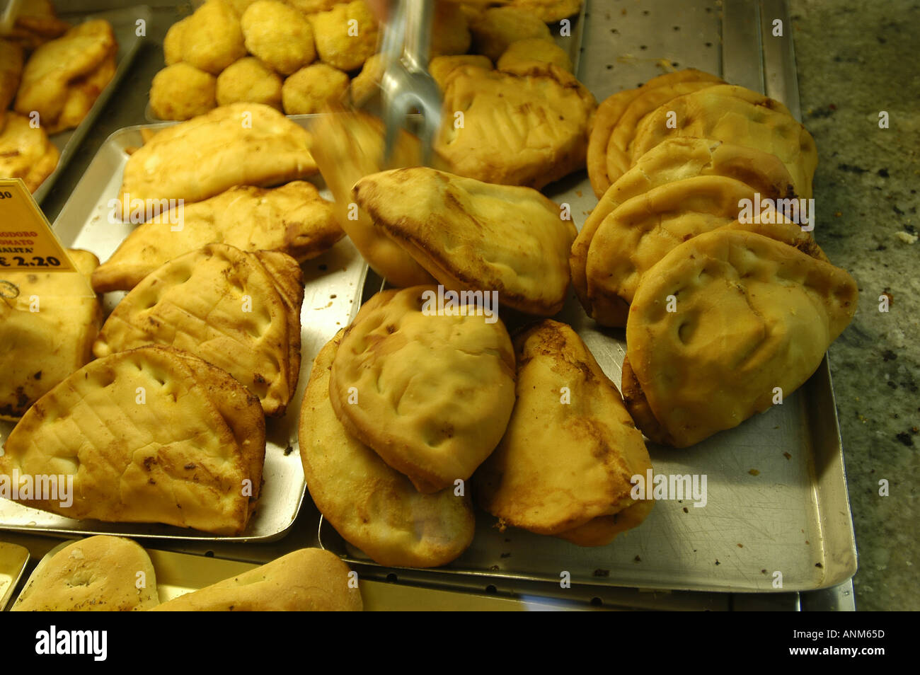 Baked goods at an Italian bakery Stock Photo - Alamy