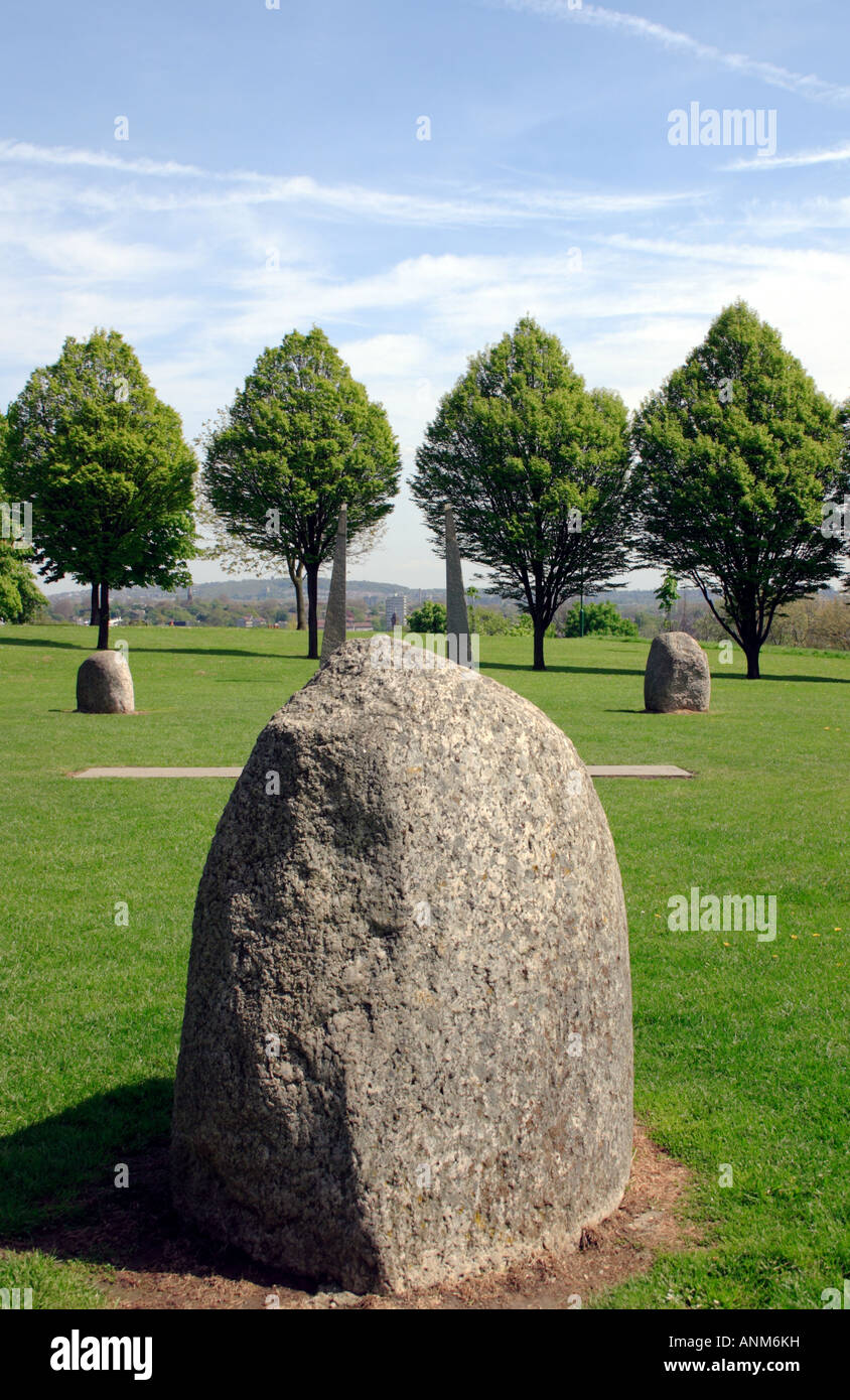 Millennium stone circle hi-res stock photography and images - Alamy