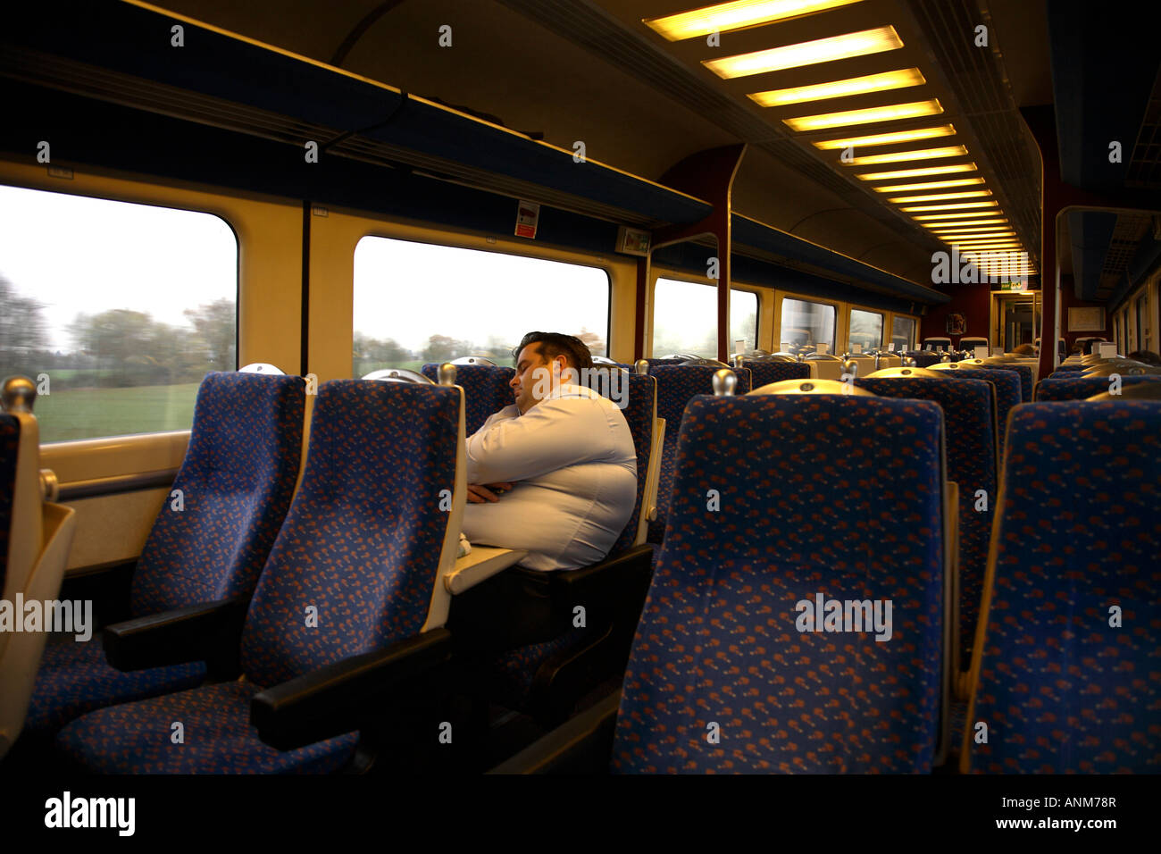 Sleep on train hi-res stock photography and images - Alamy