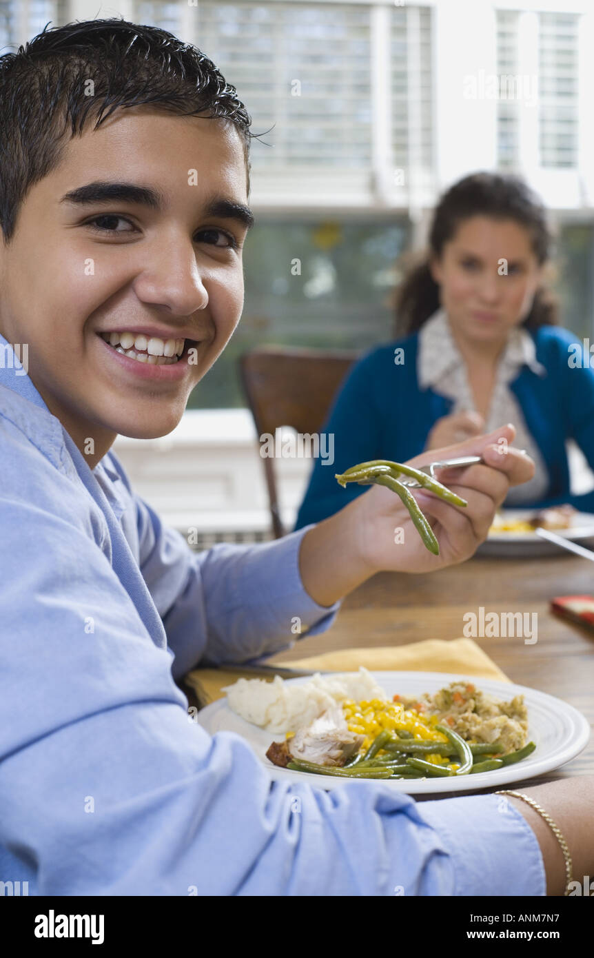 Table room hispanic teen hi-res stock photography and images - Alamy