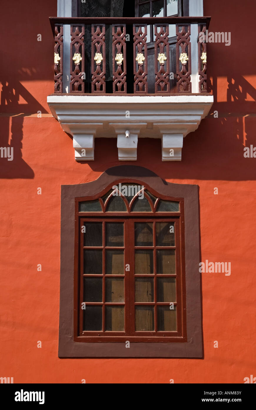 Window Margao Goa India Stock Photo - Alamy