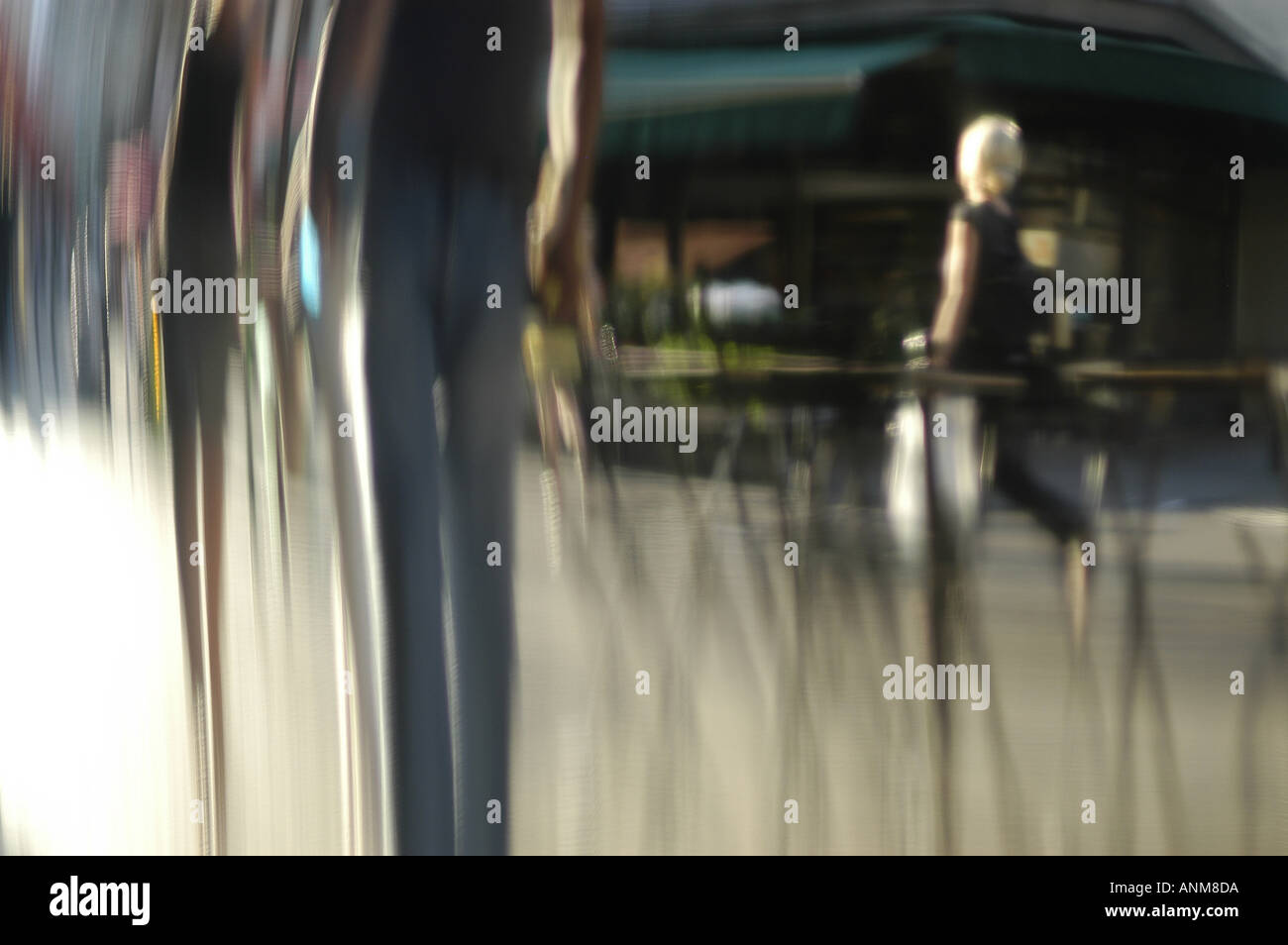 reflection store window windows commerce paris france Stock Photo - Alamy