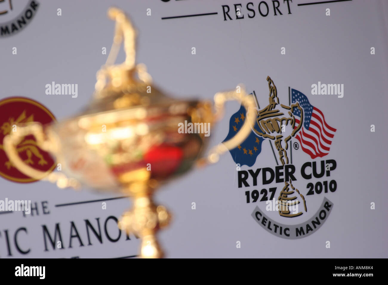 Ryder Cup Trophy on Display during Welsh Open Golf Championship 2006 ...