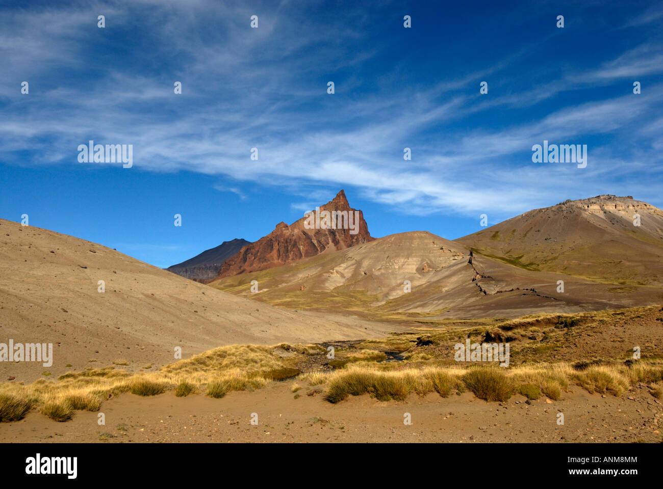 Monte Zeballos (2743 m) near Los Antiguos, Province of Santa Cruz ...