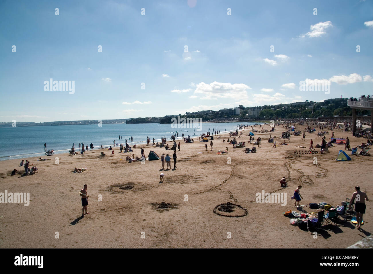 Torquay devon beach hi-res stock photography and images - Alamy