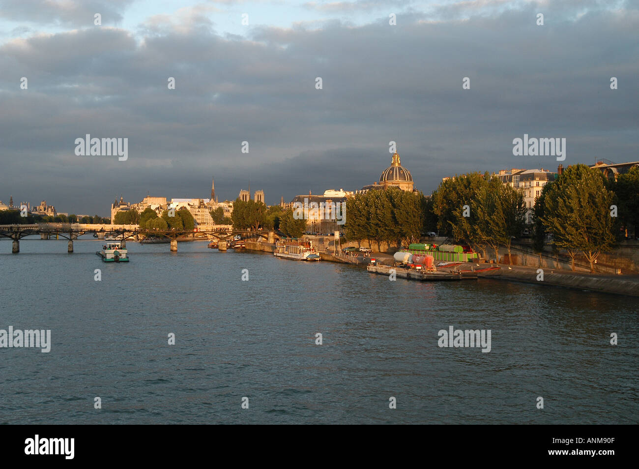 A view of the River Seine running through Paris, France Stock Photo - Alamy