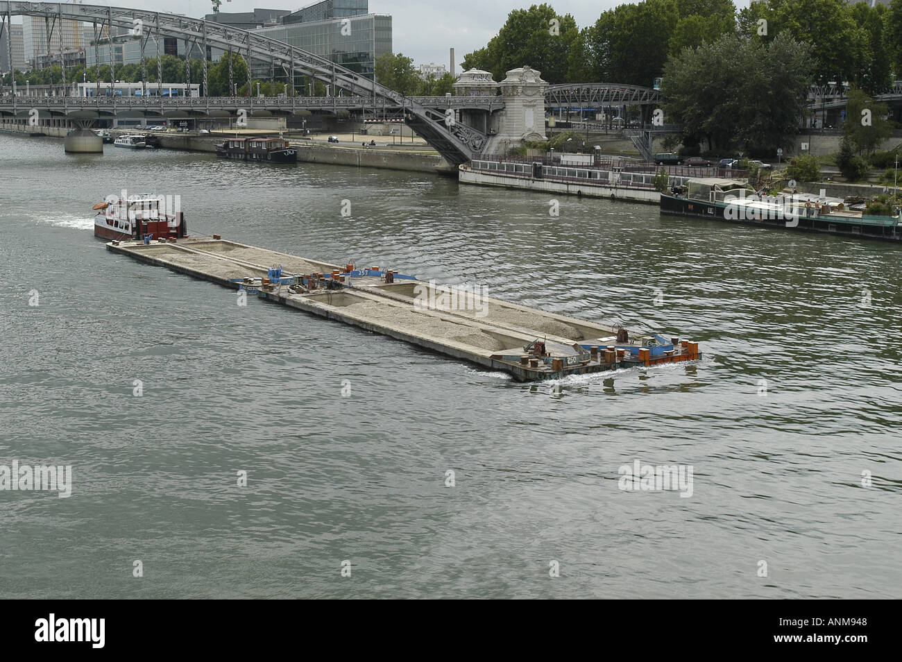 A view of the River Seine running through Paris, France Stock Photo - Alamy