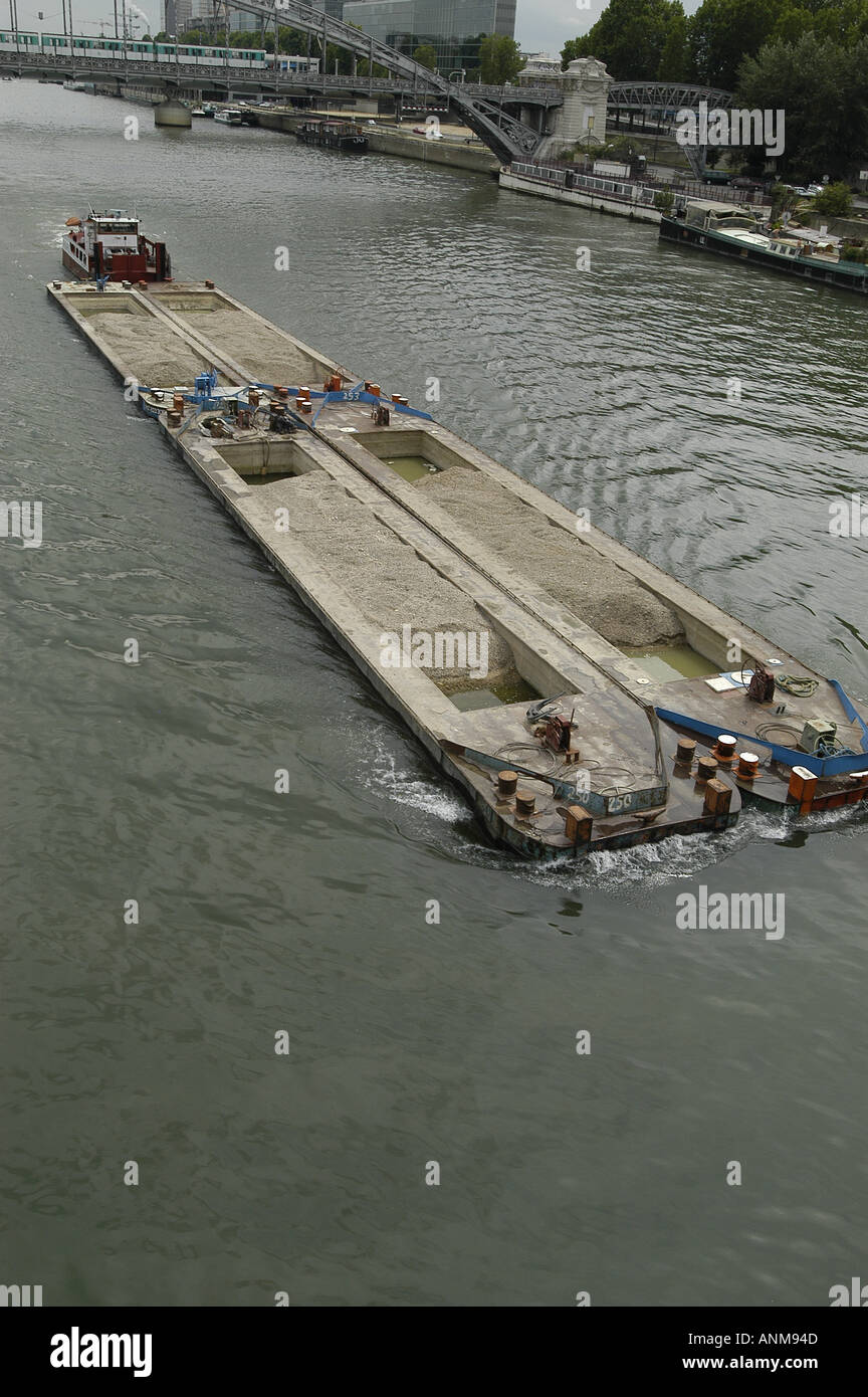A view of the River Seine running through Paris, France Stock Photo - Alamy