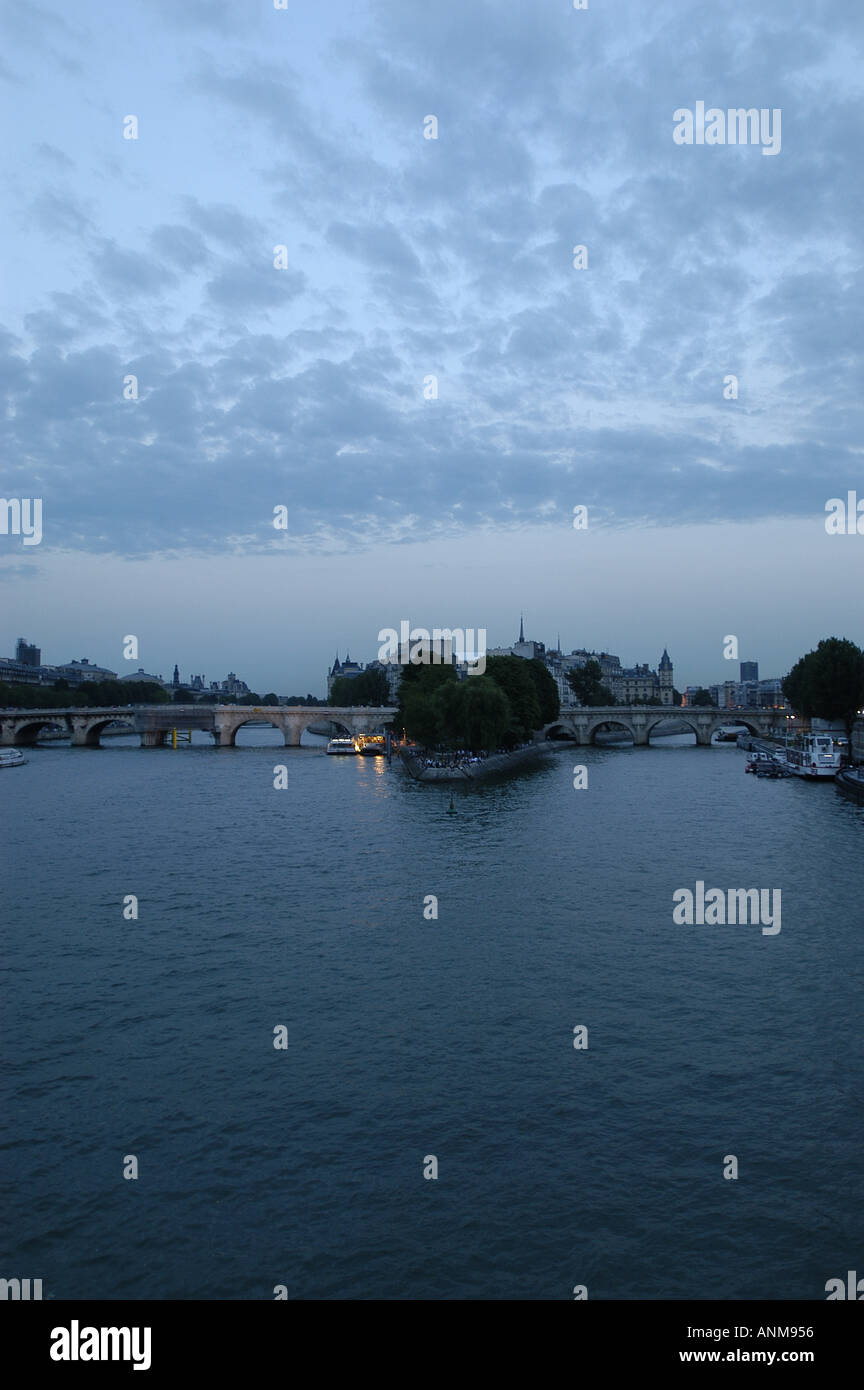 A view of the River Seine running through Paris, France Stock Photo - Alamy