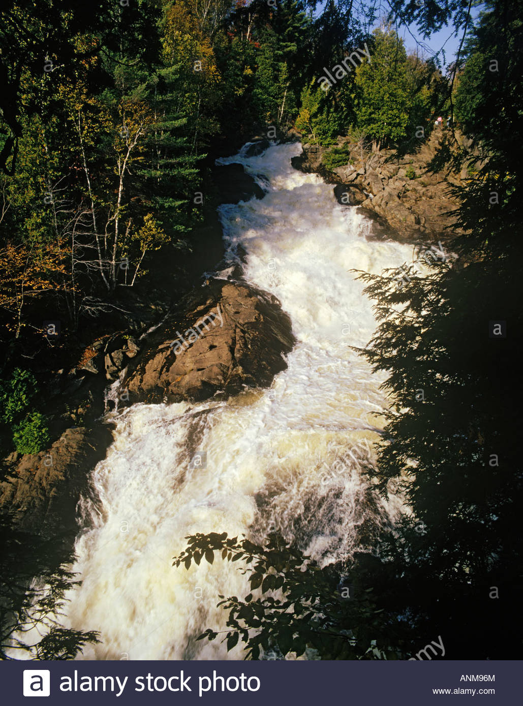 Oxtongue River Ragged Falls Provincial Park High Resolution Stock ...