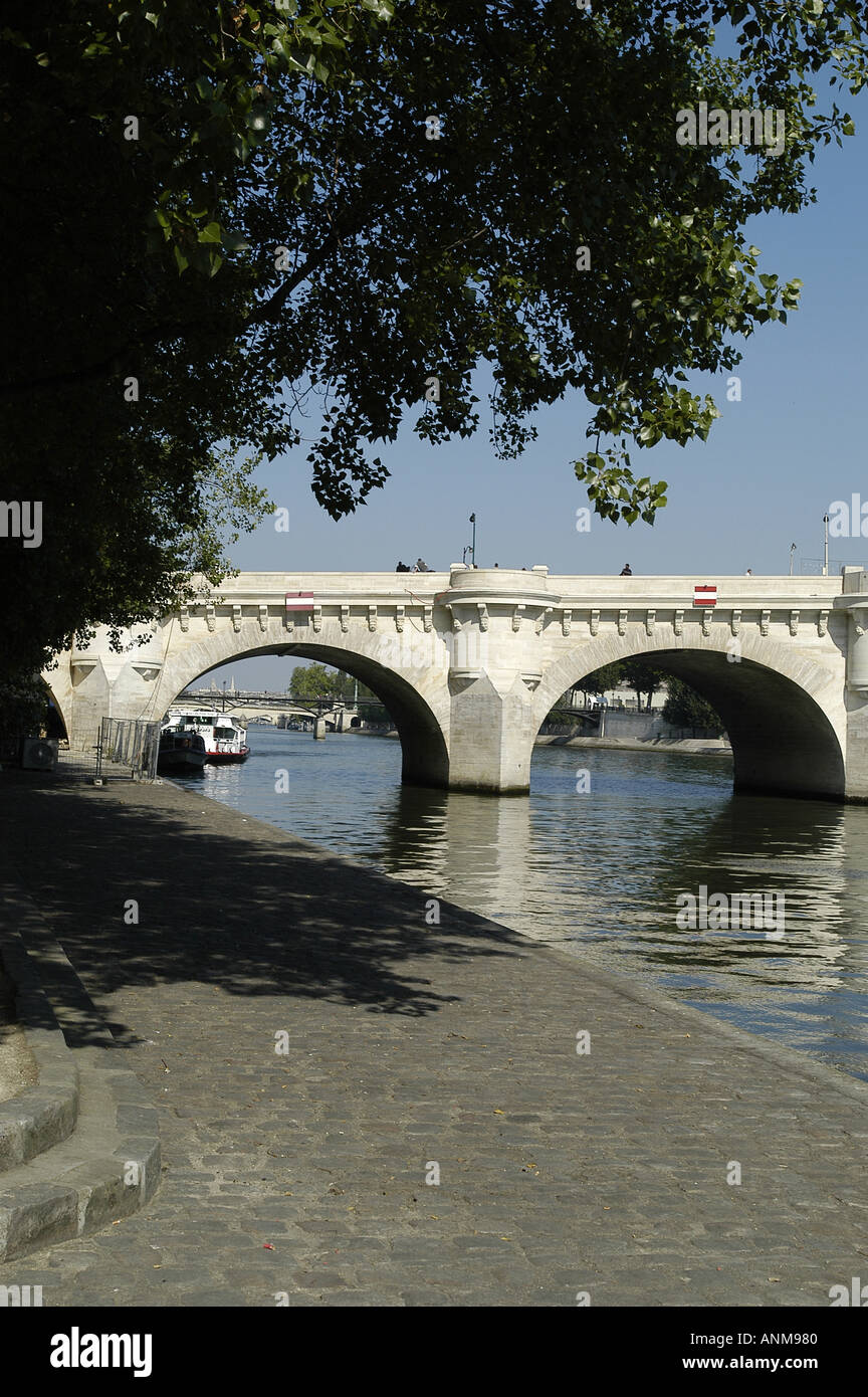A view of the River Seine running through Paris, France Stock Photo - Alamy