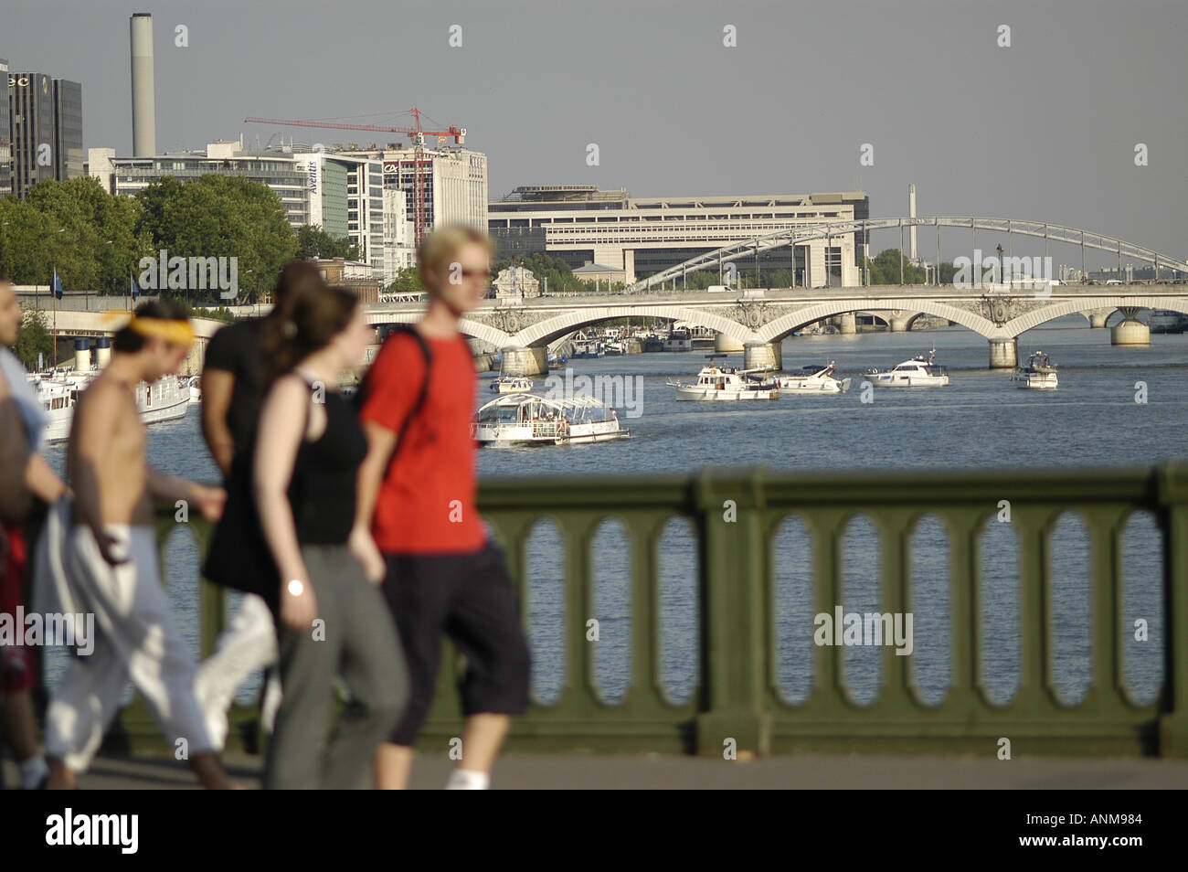 Seine River Paris France Water Sene Center Historical Navigation Stock ...