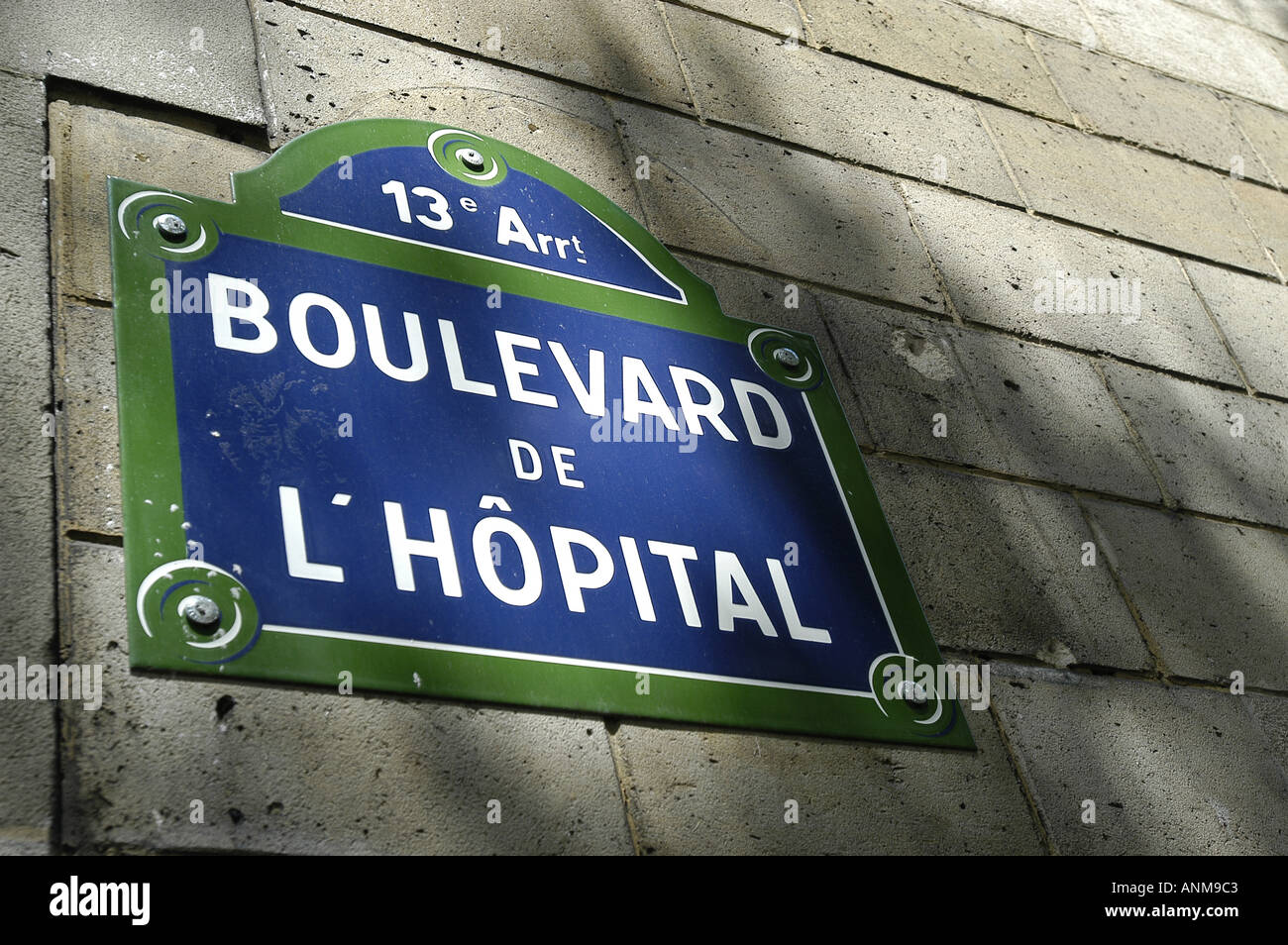 Street signs on Paris Rue France Stock Photo - Alamy