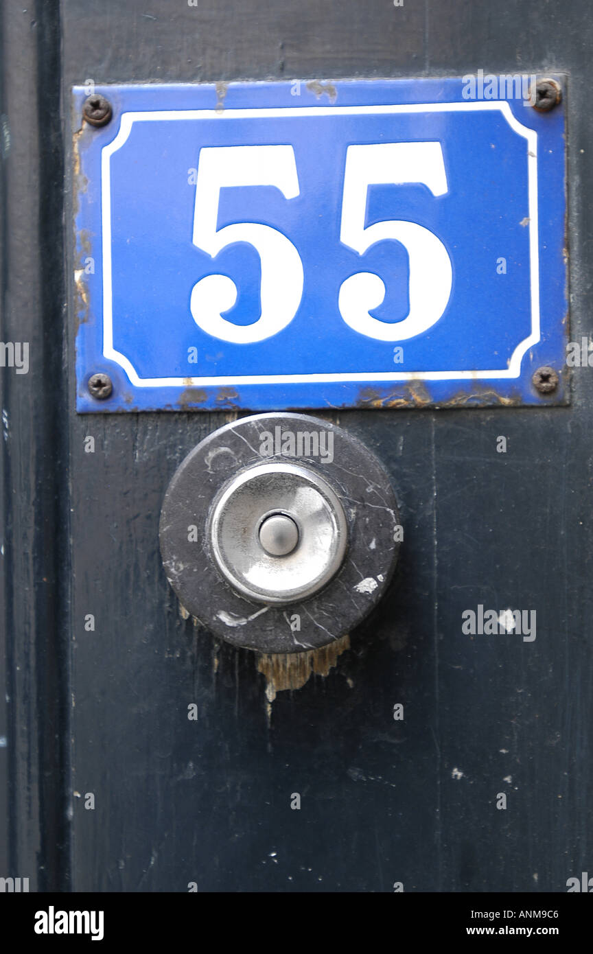 Street signs on Paris Rue France Stock Photo - Alamy