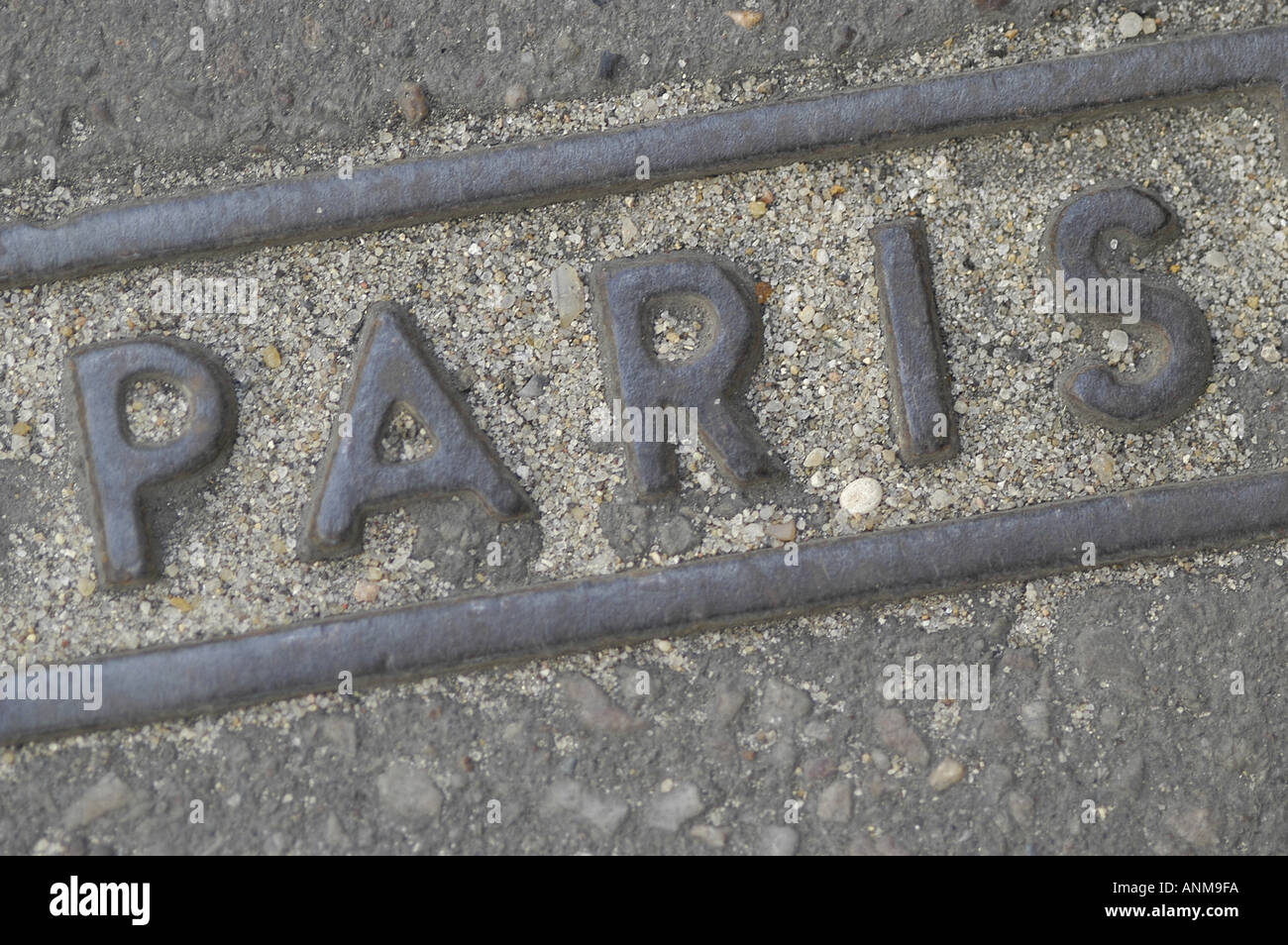 Street signs on Paris Rue France Stock Photo - Alamy