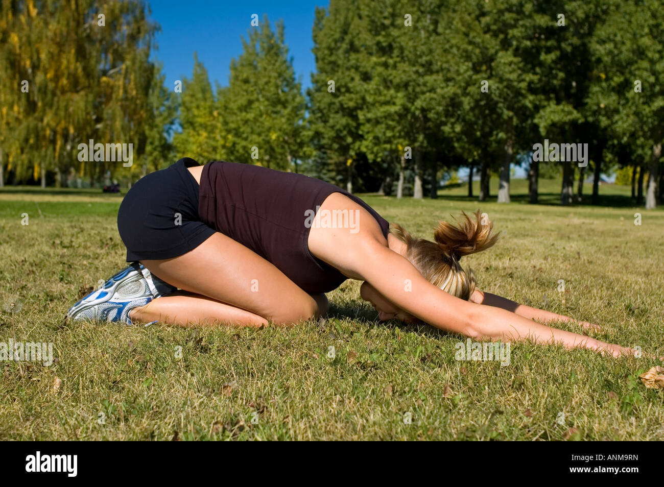 Prone woman hi-res stock photography and images - Alamy