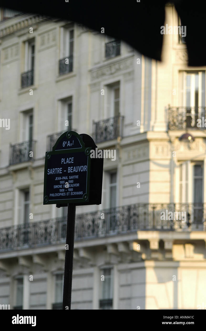Street signs on Paris Rue France Stock Photo - Alamy