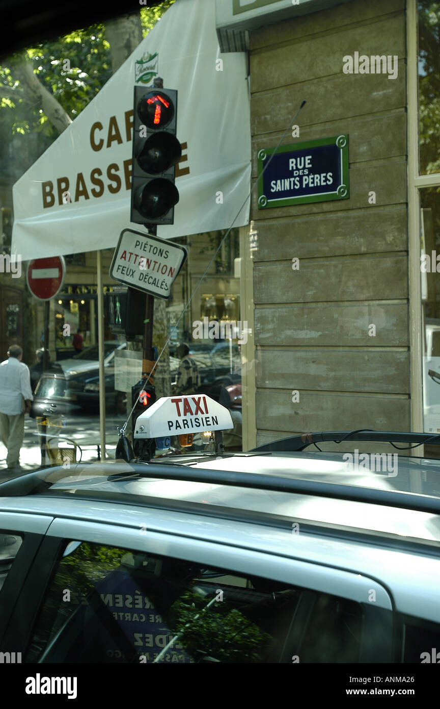 Street signs on Paris Rue France Stock Photo - Alamy