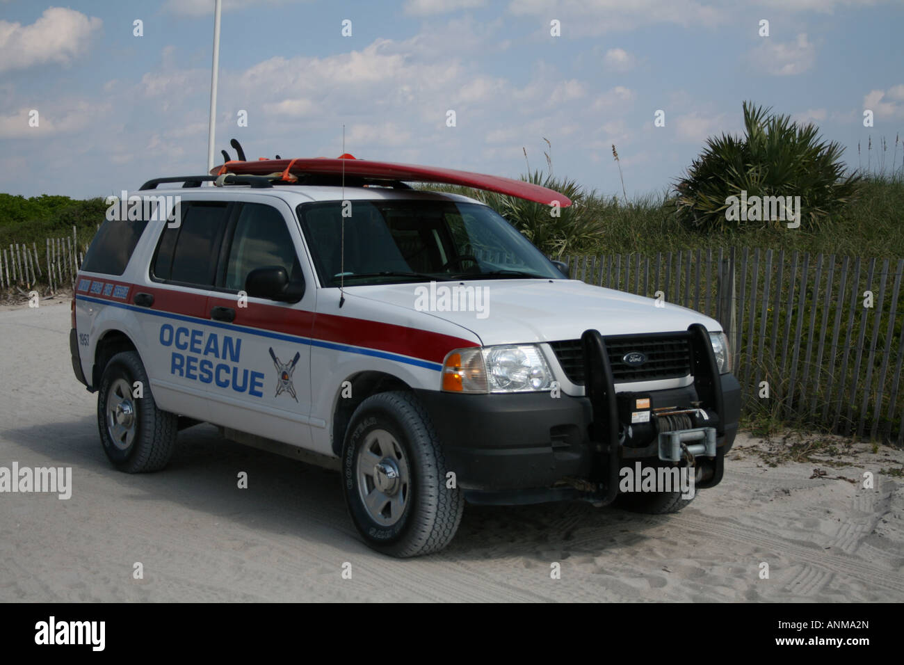 Miami Beach Ocean Rescue November 2007 Stock Photo - Alamy