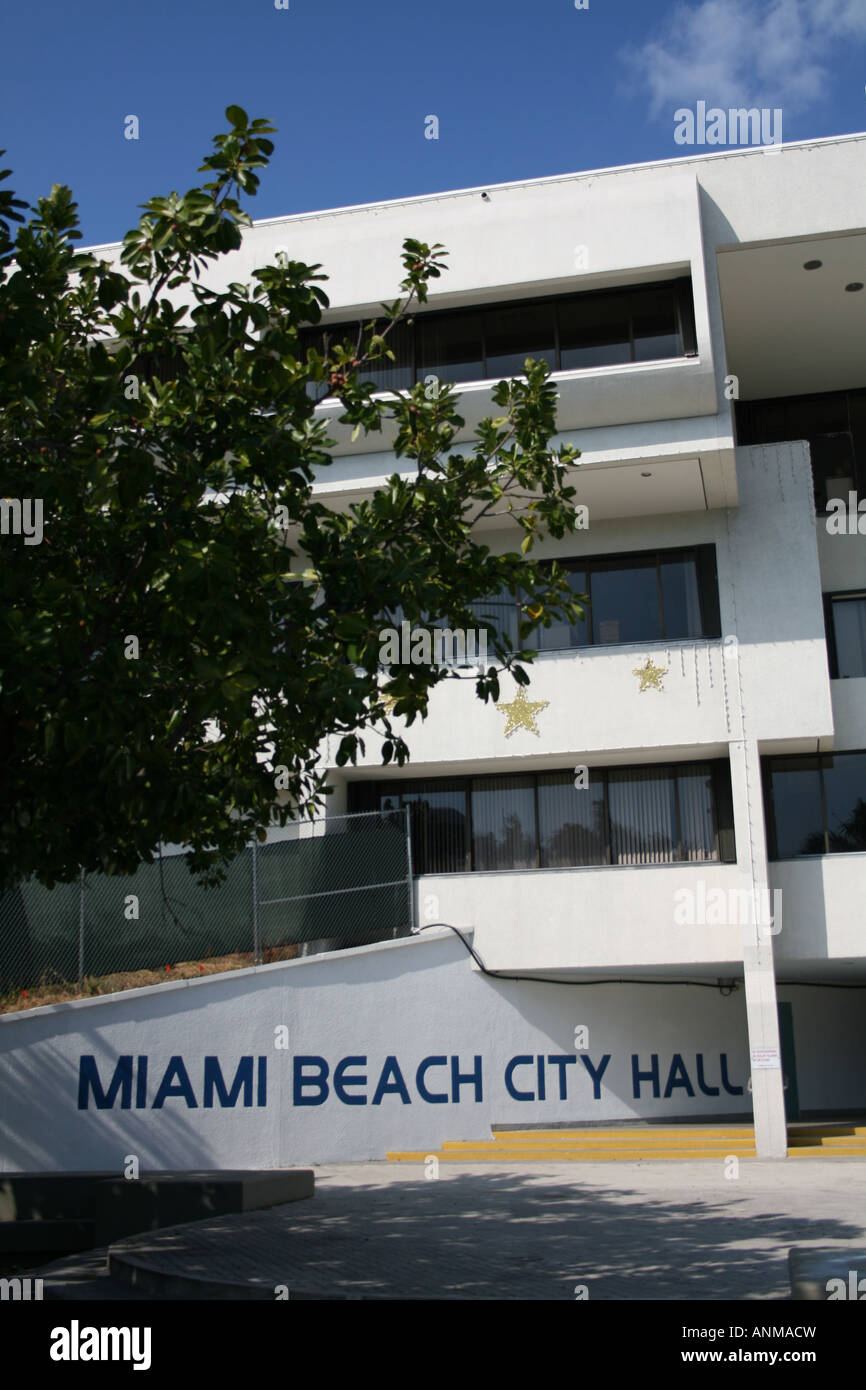 Miami beach city hall hi-res stock photography and images - Alamy