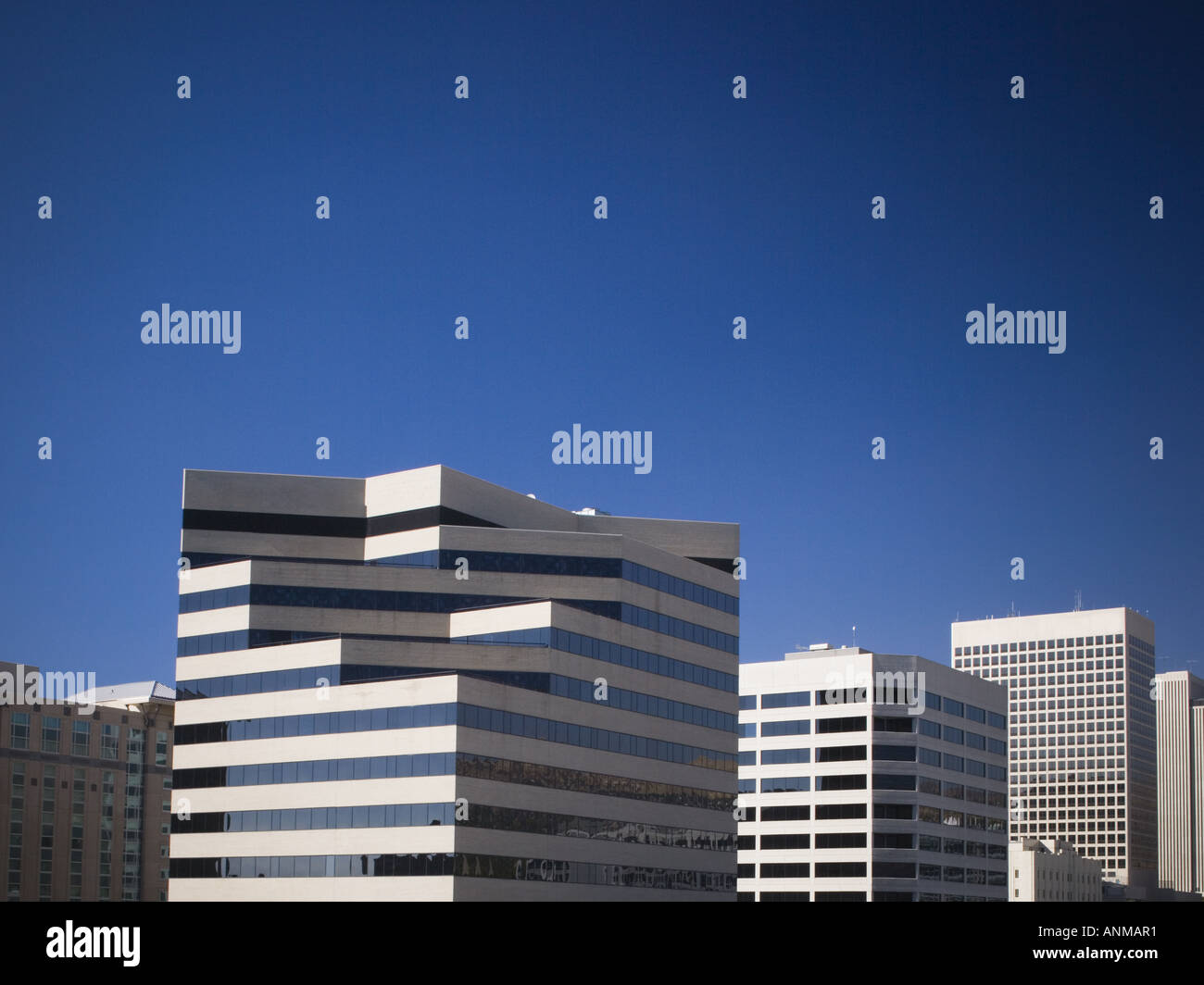 Mid sized city scape Stock Photo - Alamy