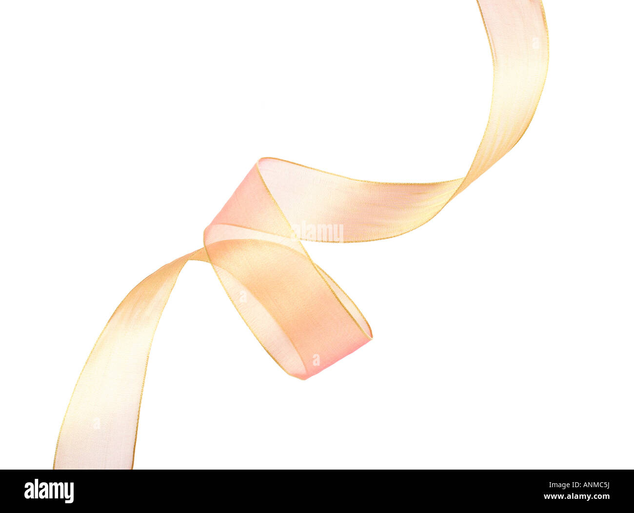 abstract ribbon curve on white background Stock Photo - Alamy
